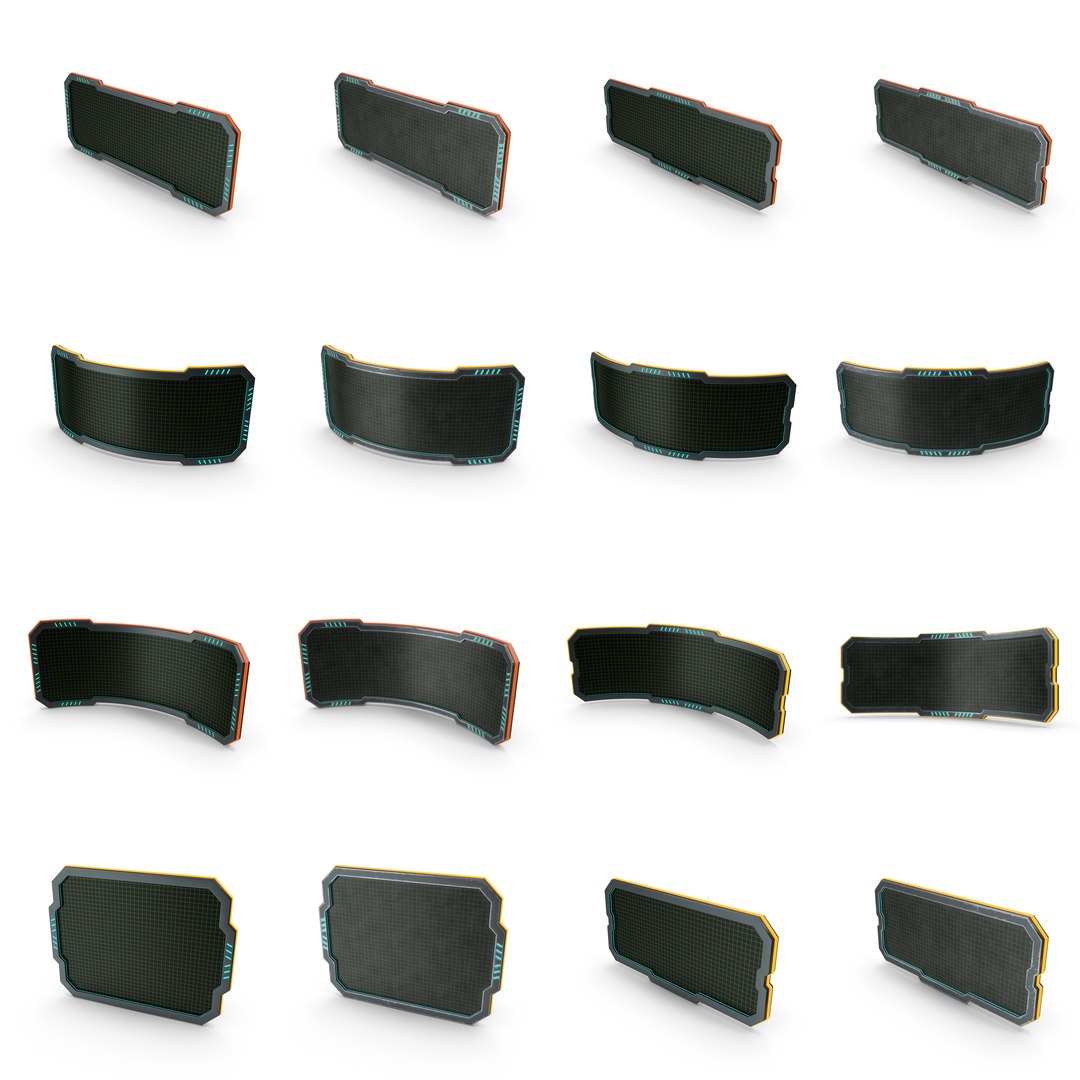 Scifi Screen PBR 3D - TurboSquid 2169908