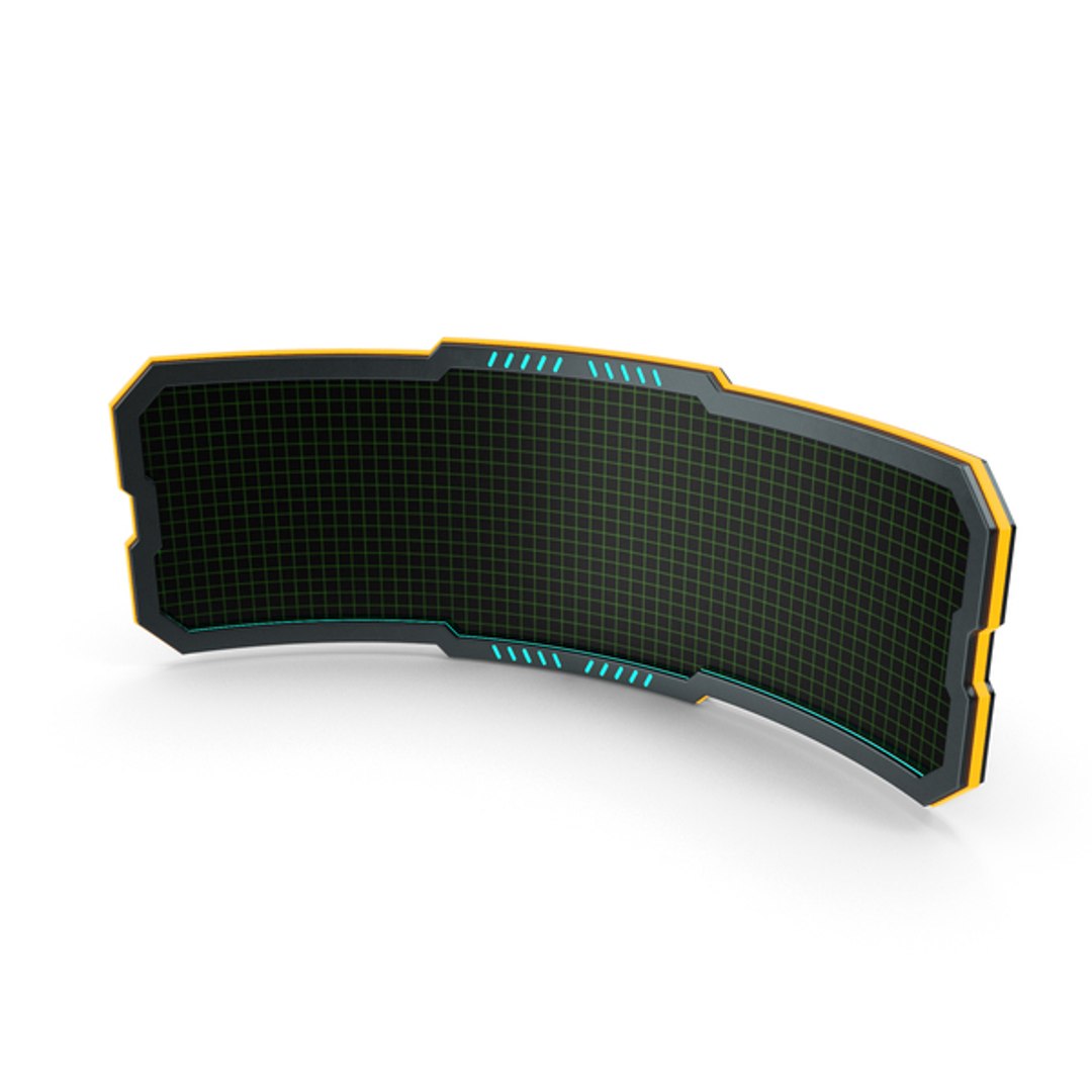 Scifi Screen PBR 3D - TurboSquid 2169908