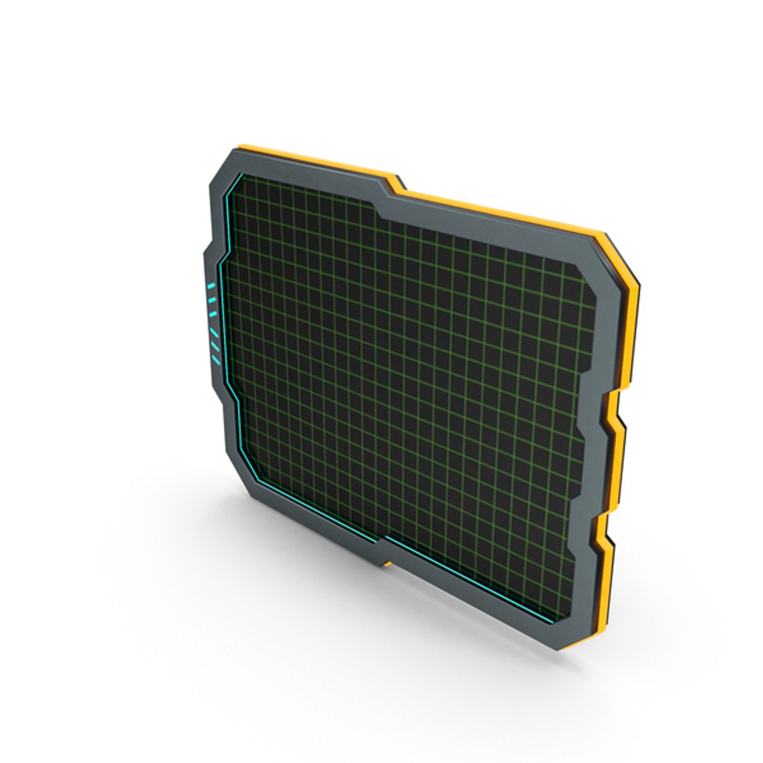 Scifi Screen PBR 3D - TurboSquid 2169908