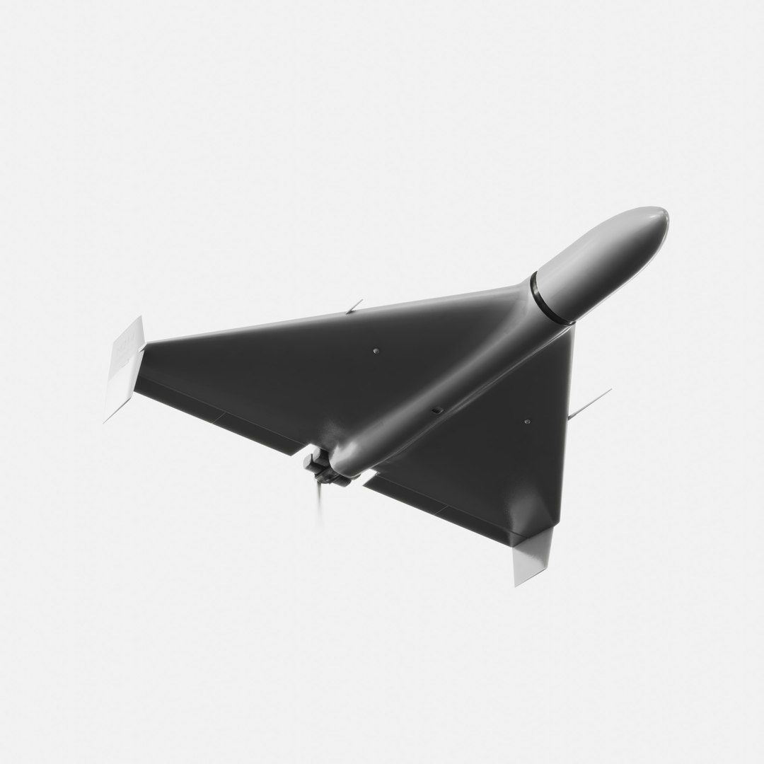 Shahed 136 Drone Low-poly Model - TurboSquid 2115867