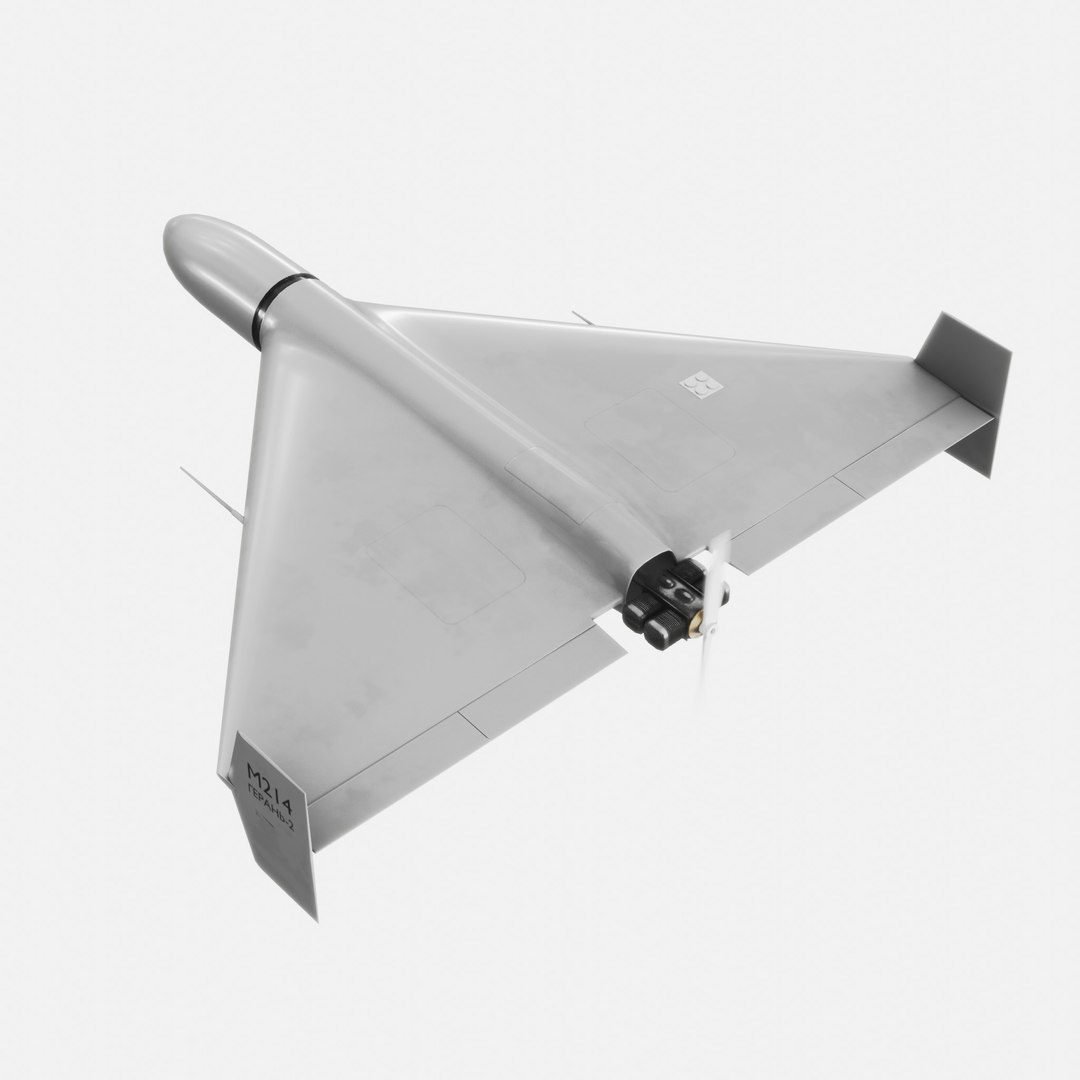 Shahed 136 Drone Low-poly Model - TurboSquid 2115867