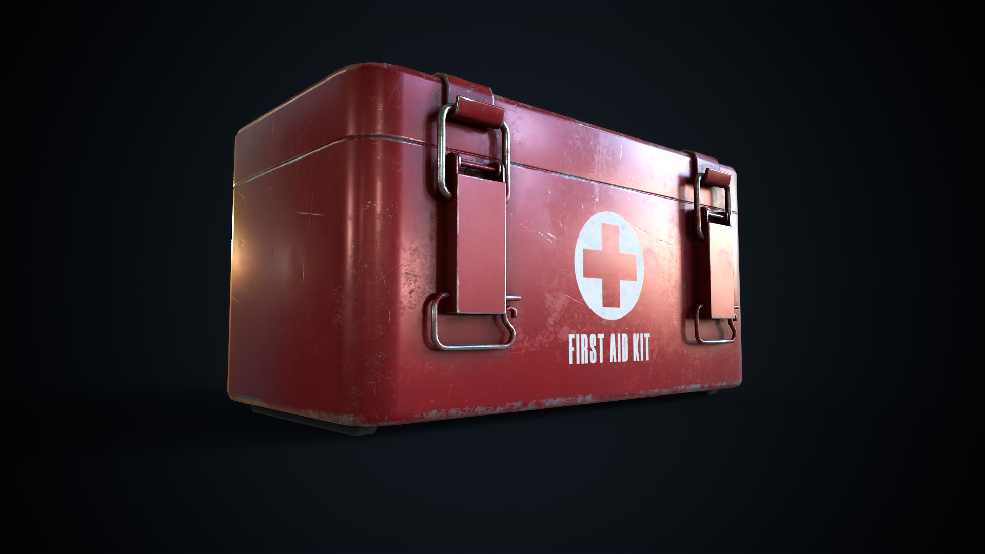 3D Metal First Aid Kit - TurboSquid 2053435
