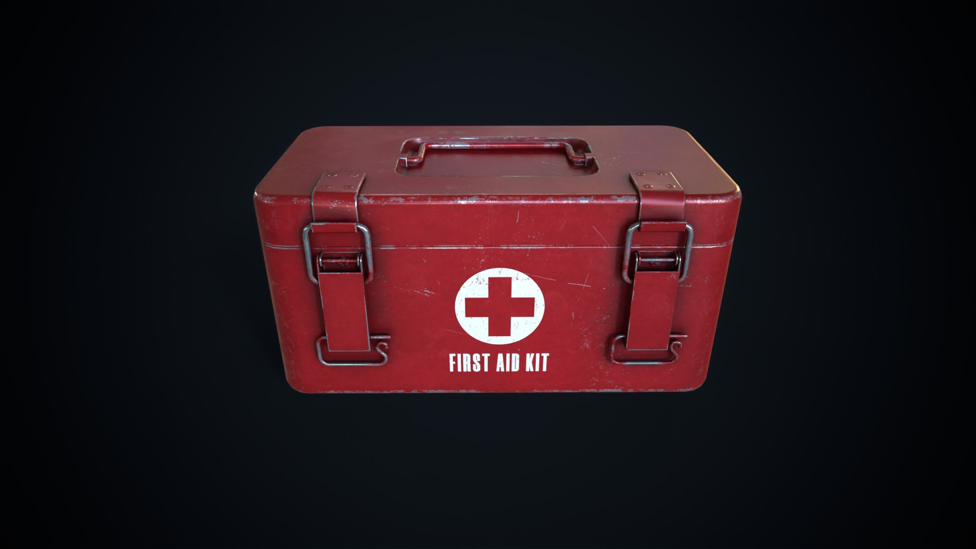 3D Metal First Aid Kit - TurboSquid 2053435