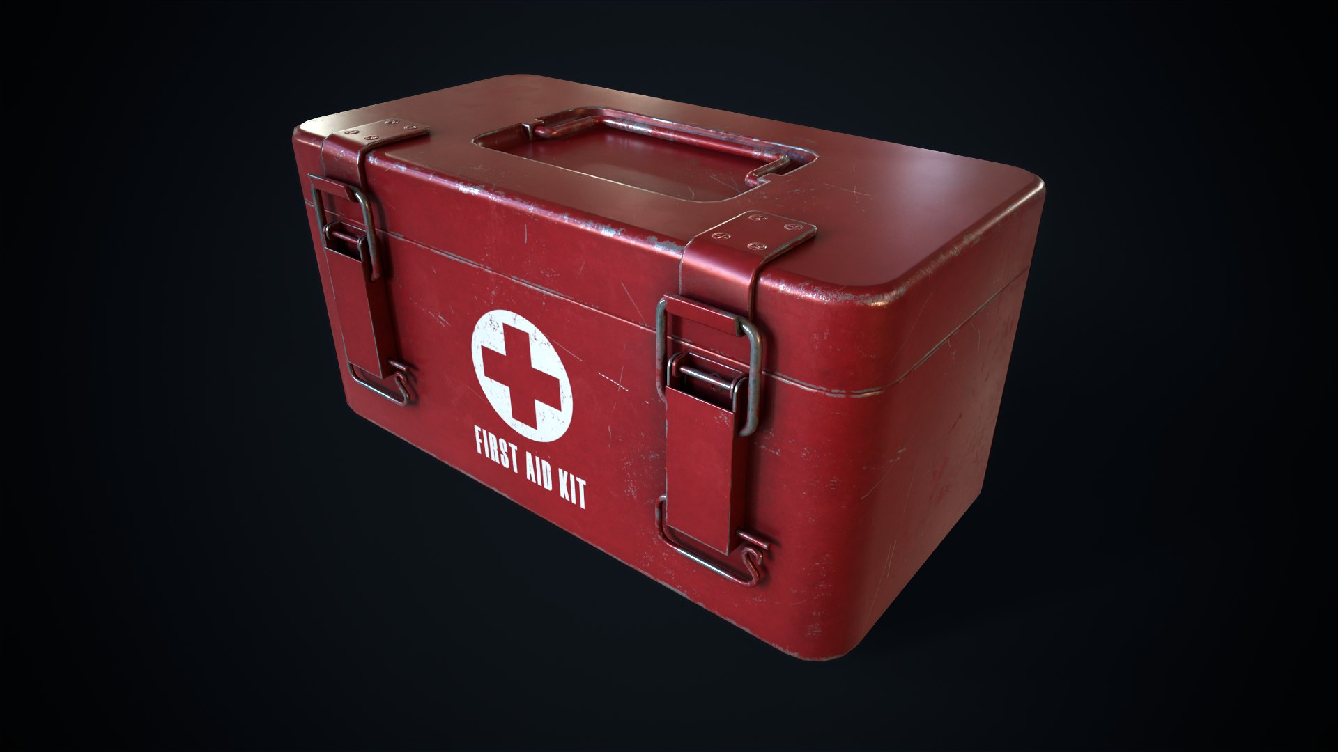 3D Metal First Aid Kit - TurboSquid 2053435