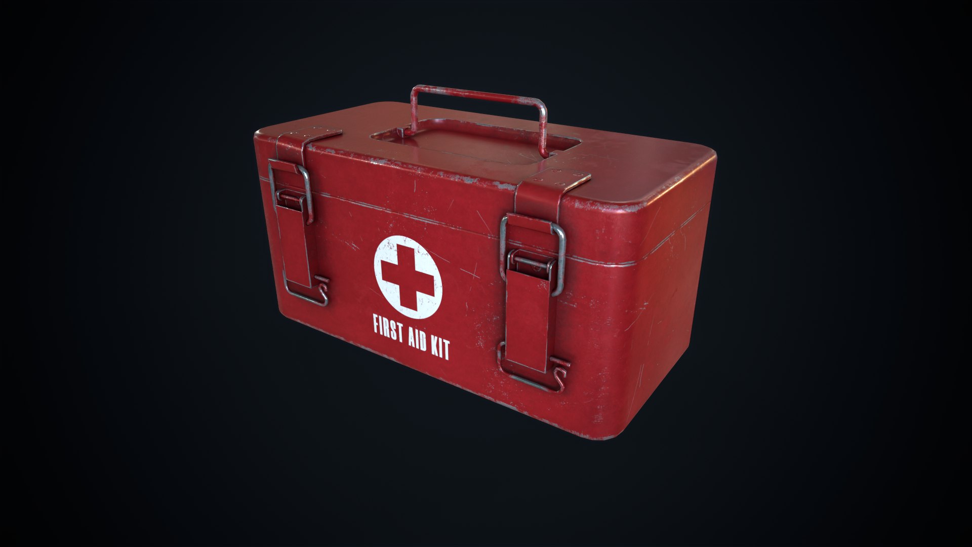 3D Metal First Aid Kit - TurboSquid 2053435