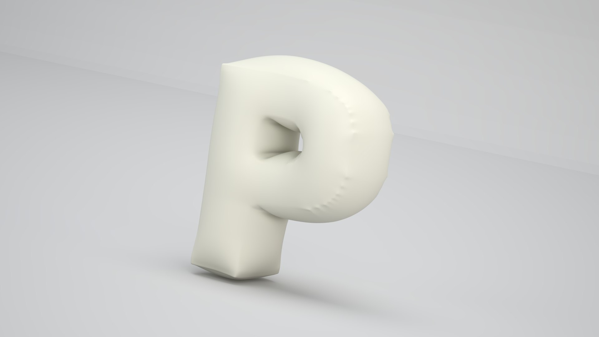 P Balloon 3D Model - TurboSquid 2413063