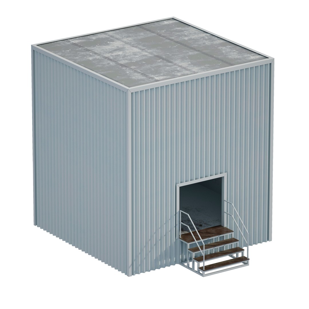 Metal Booth - Utility Room Model - TurboSquid 1956850