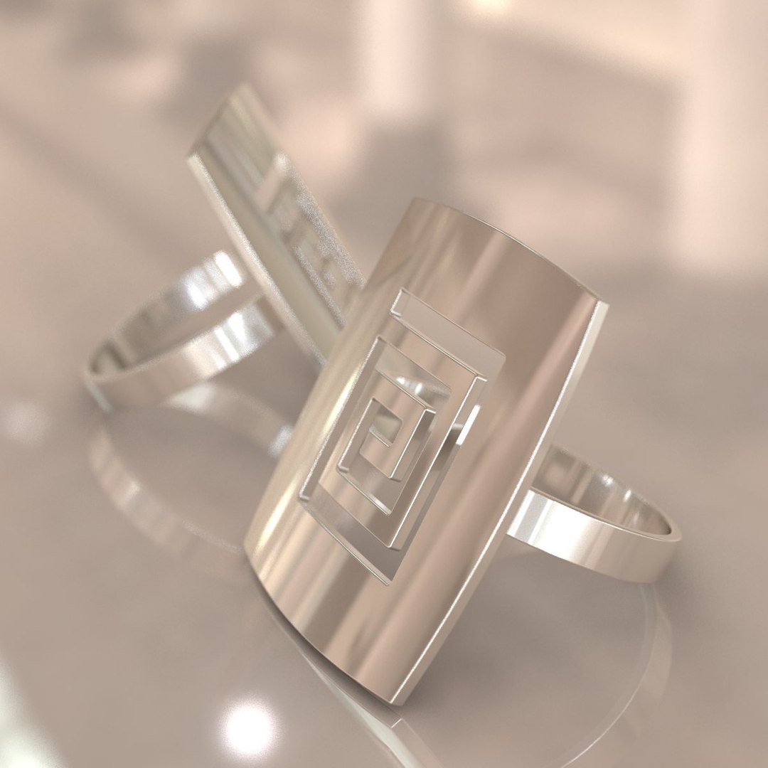 Silver Ring 3d Obj