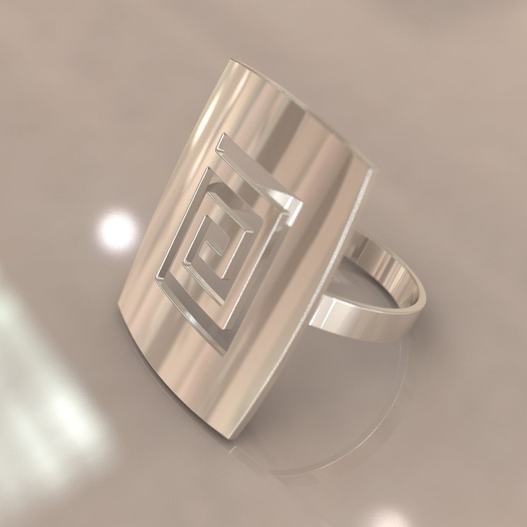 Silver Ring 3d Obj