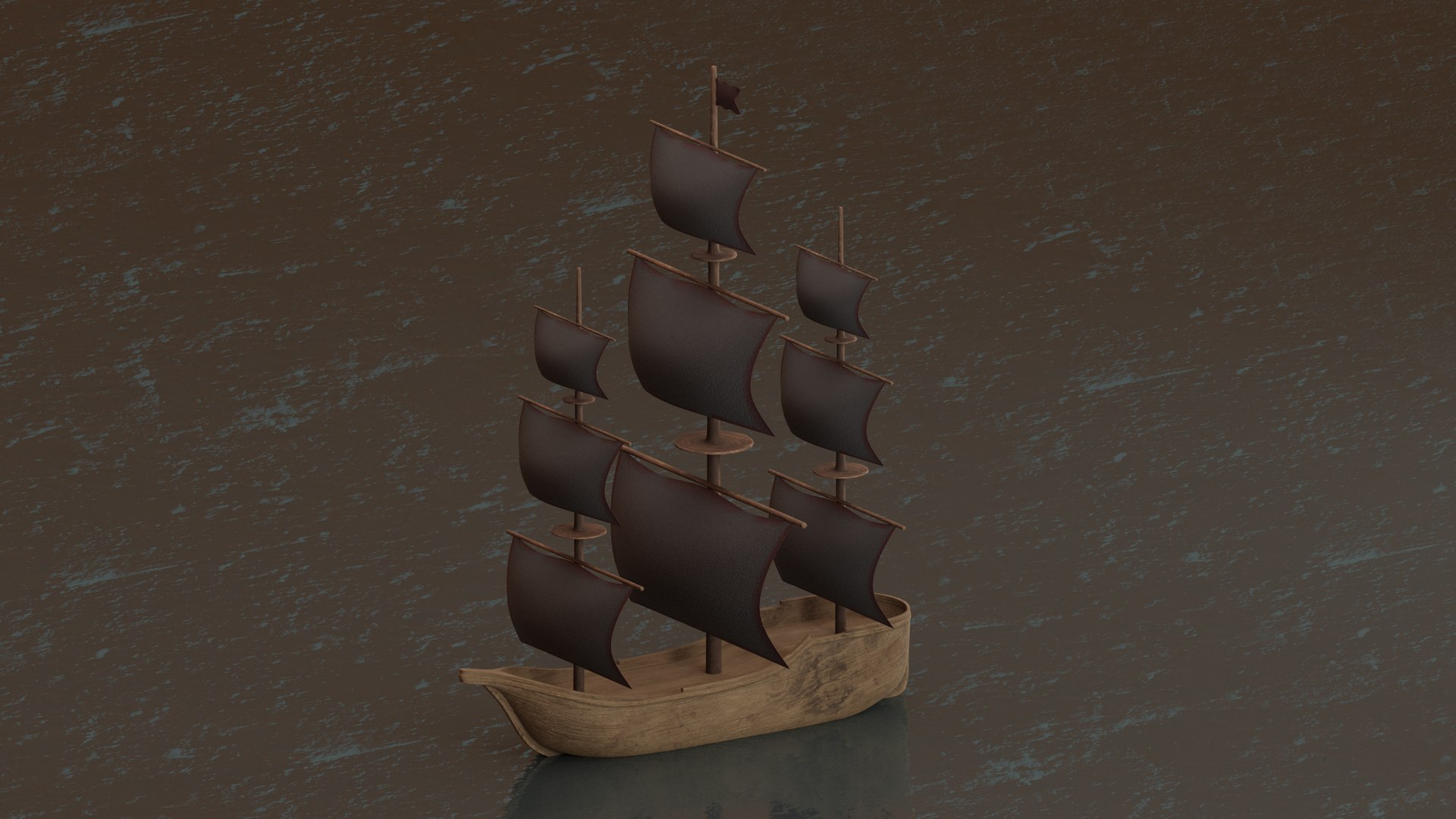 3D Old Ship Animated 3D Model - TurboSquid 2246750