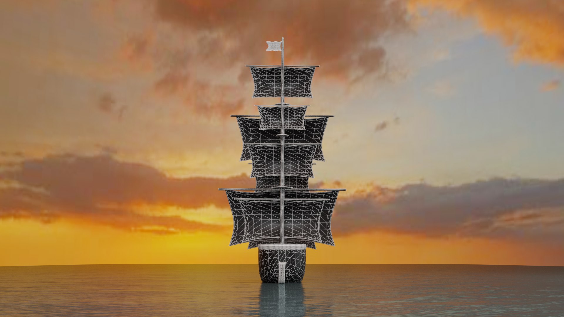 3D Old Ship Animated 3D Model - TurboSquid 2246750