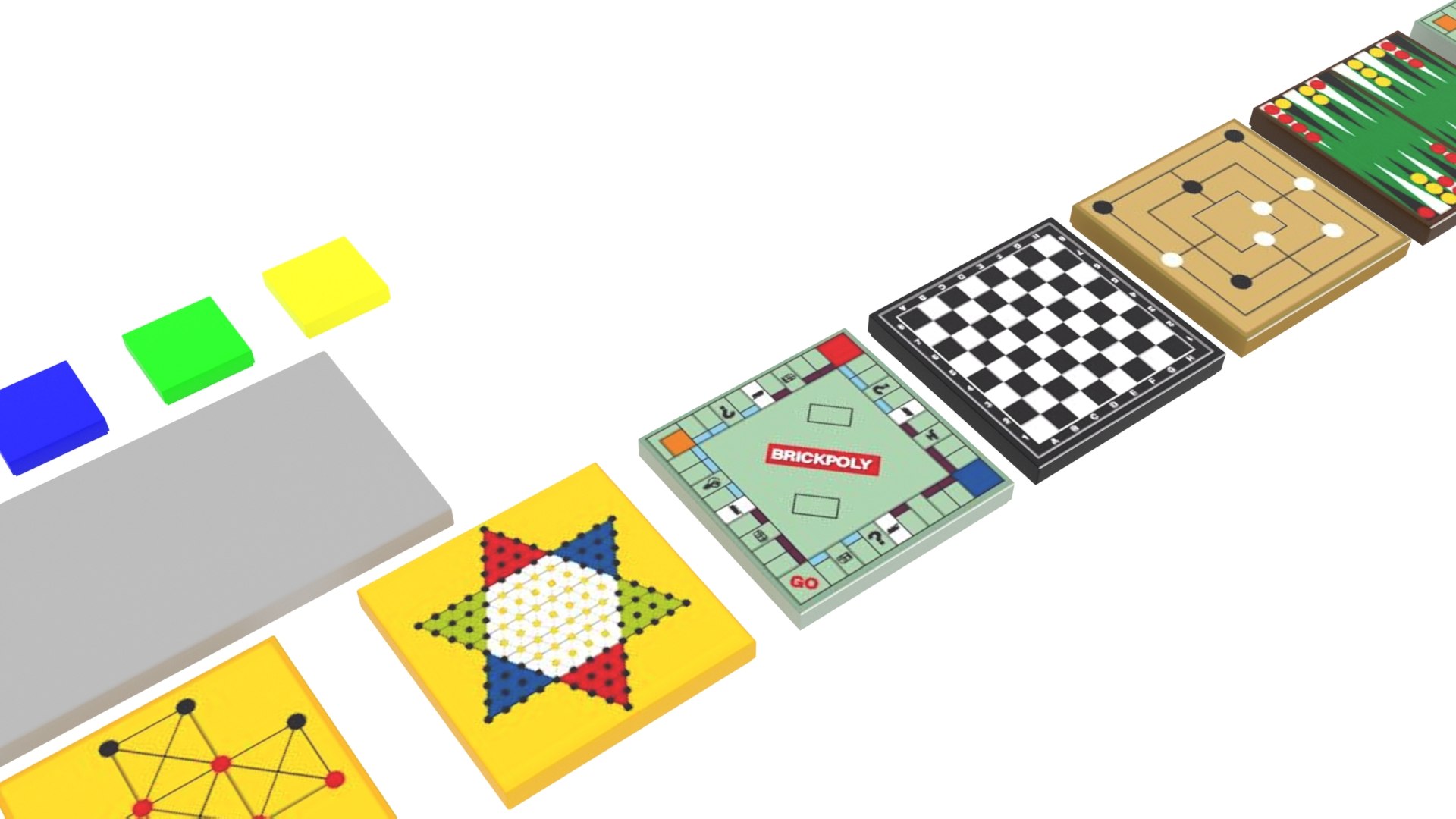 3D Lego Tiles Model - TurboSquid 1730821