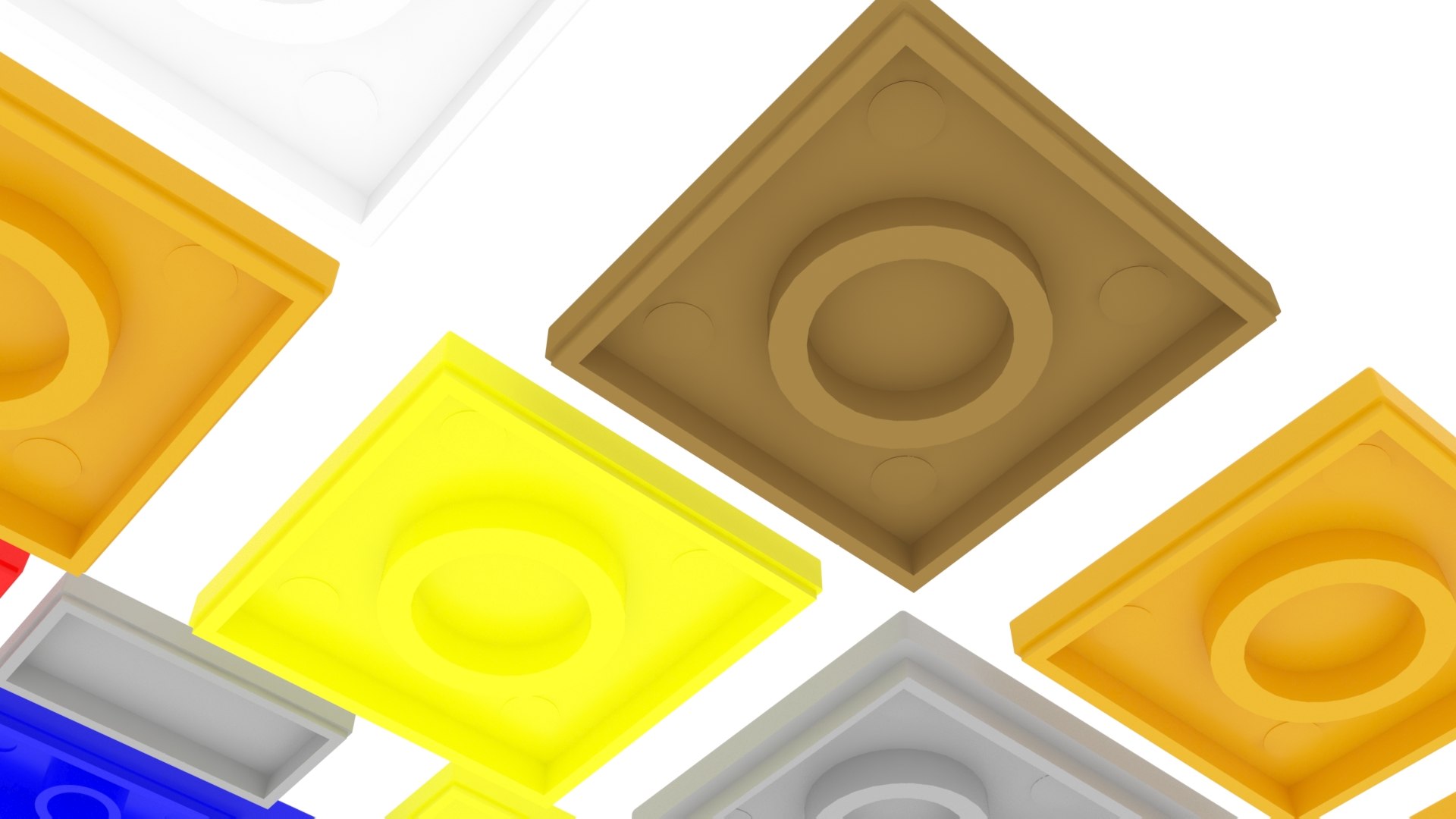 3D Lego Tiles Model - TurboSquid 1730821