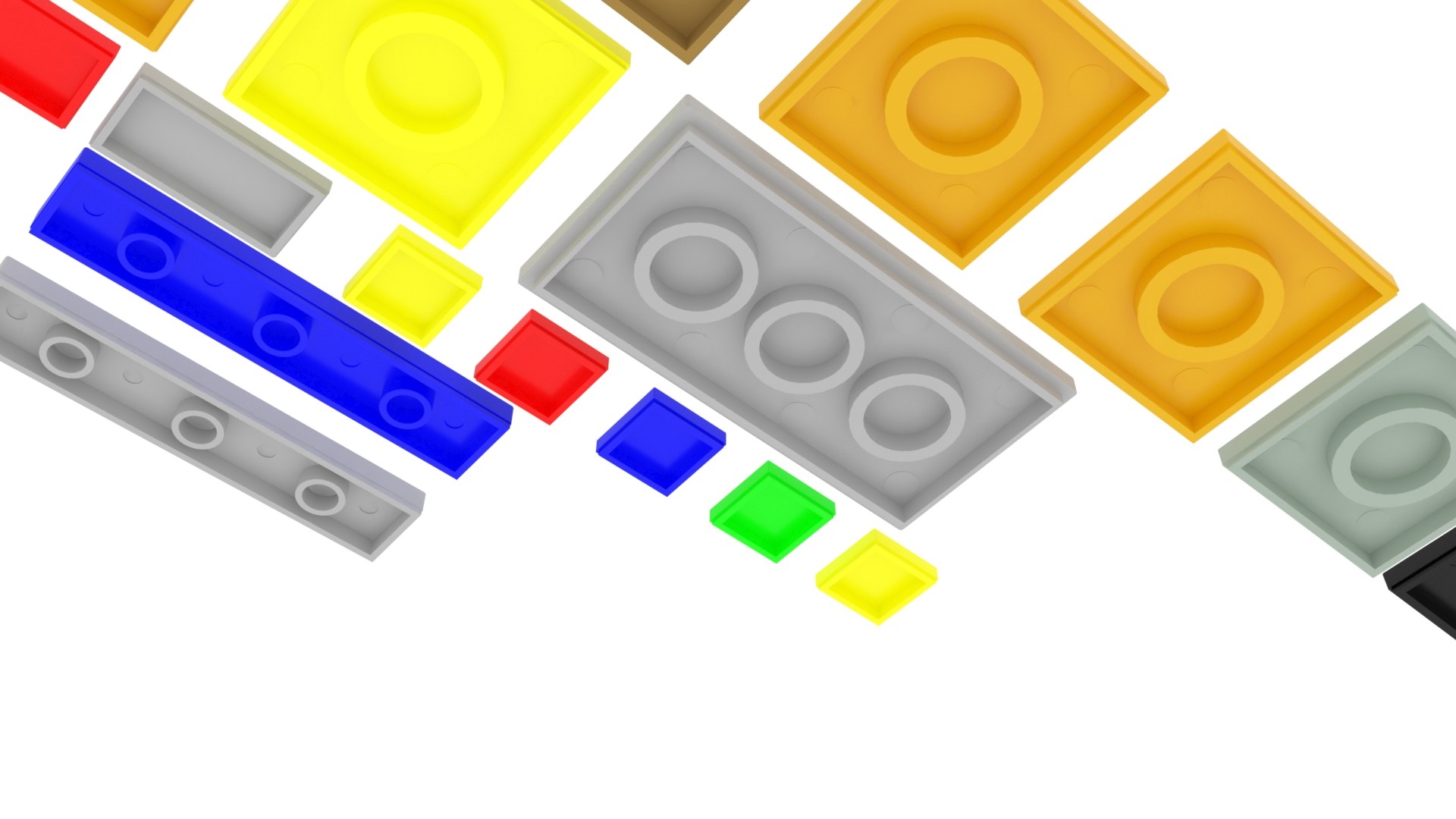 3D Lego Tiles Model - TurboSquid 1730821