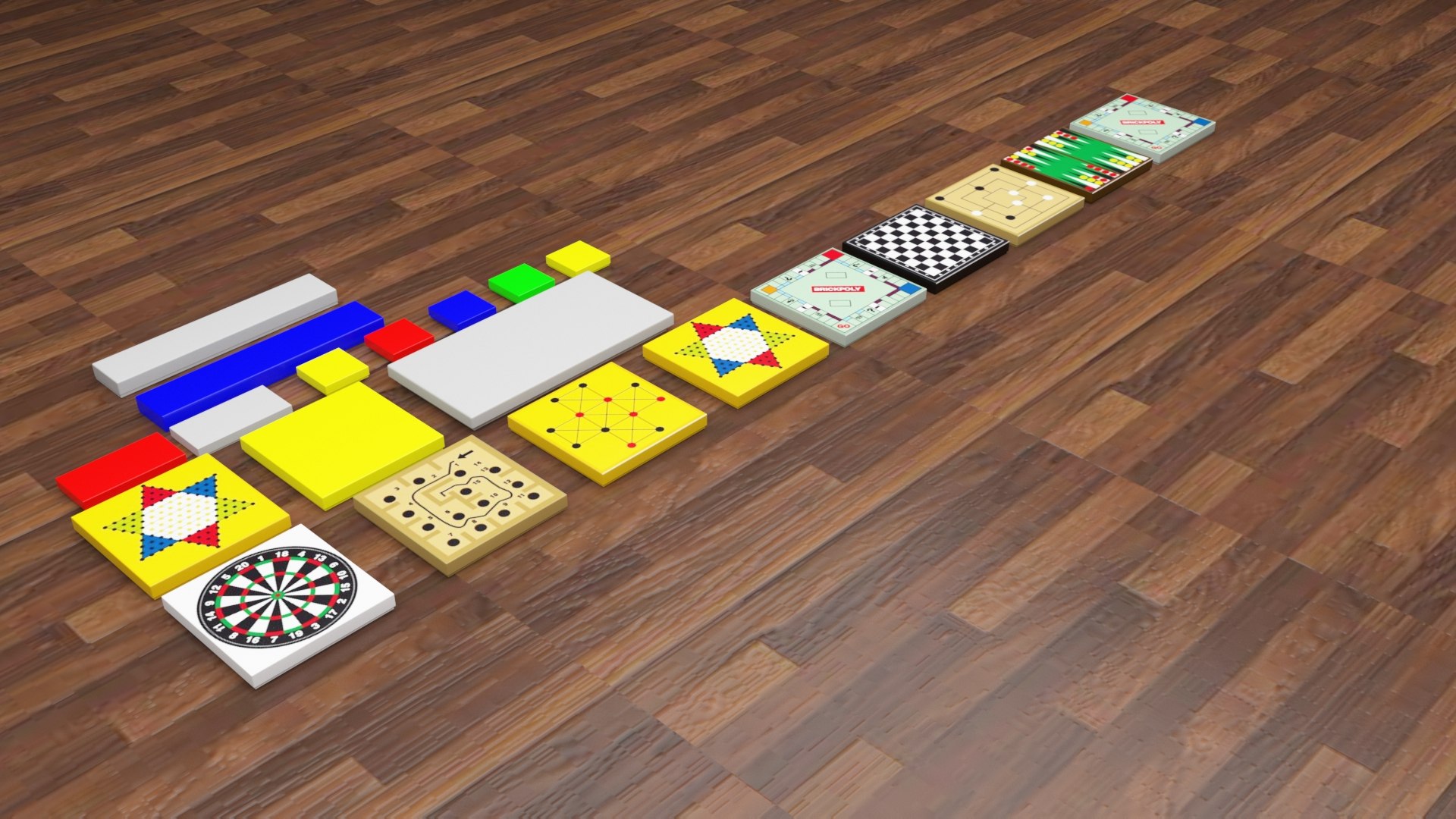 3D Lego Tiles Model - TurboSquid 1730821