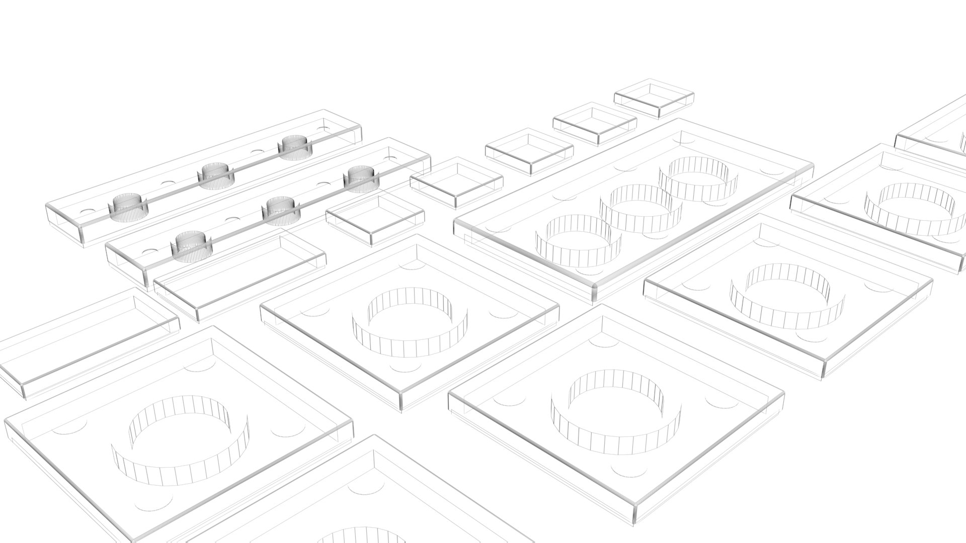 3D Lego Tiles Model - TurboSquid 1730821