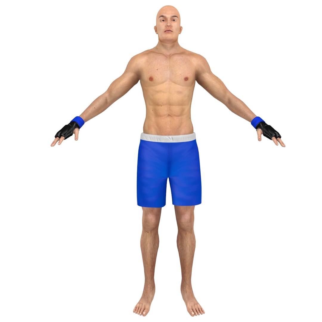 Mma Fighter 3D - TurboSquid 1289687