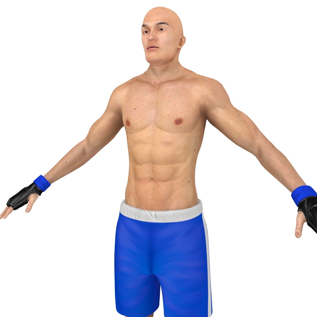 Mma Fighter 3D - TurboSquid 1289687