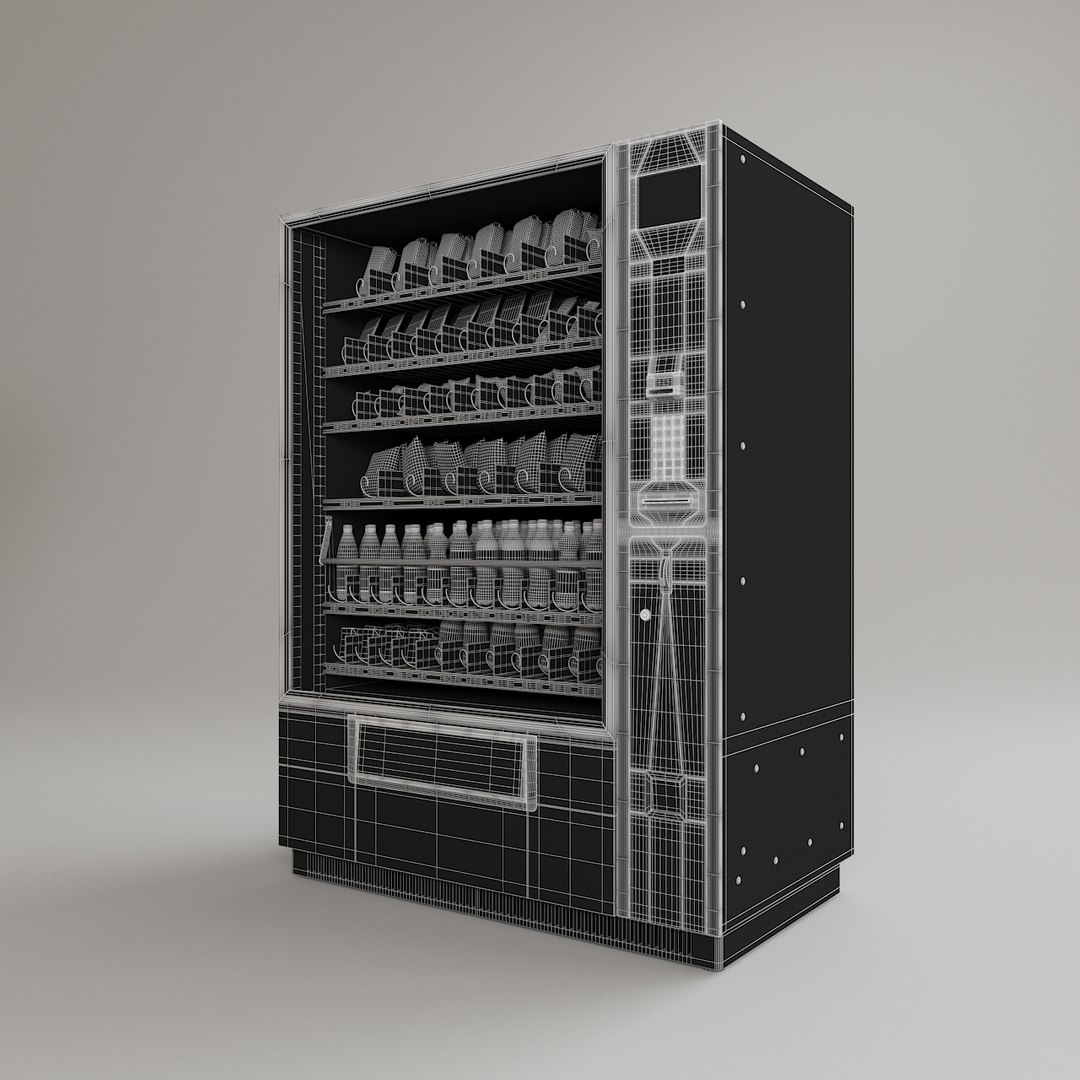 Vending Machine 3D Model - TurboSquid 1390833