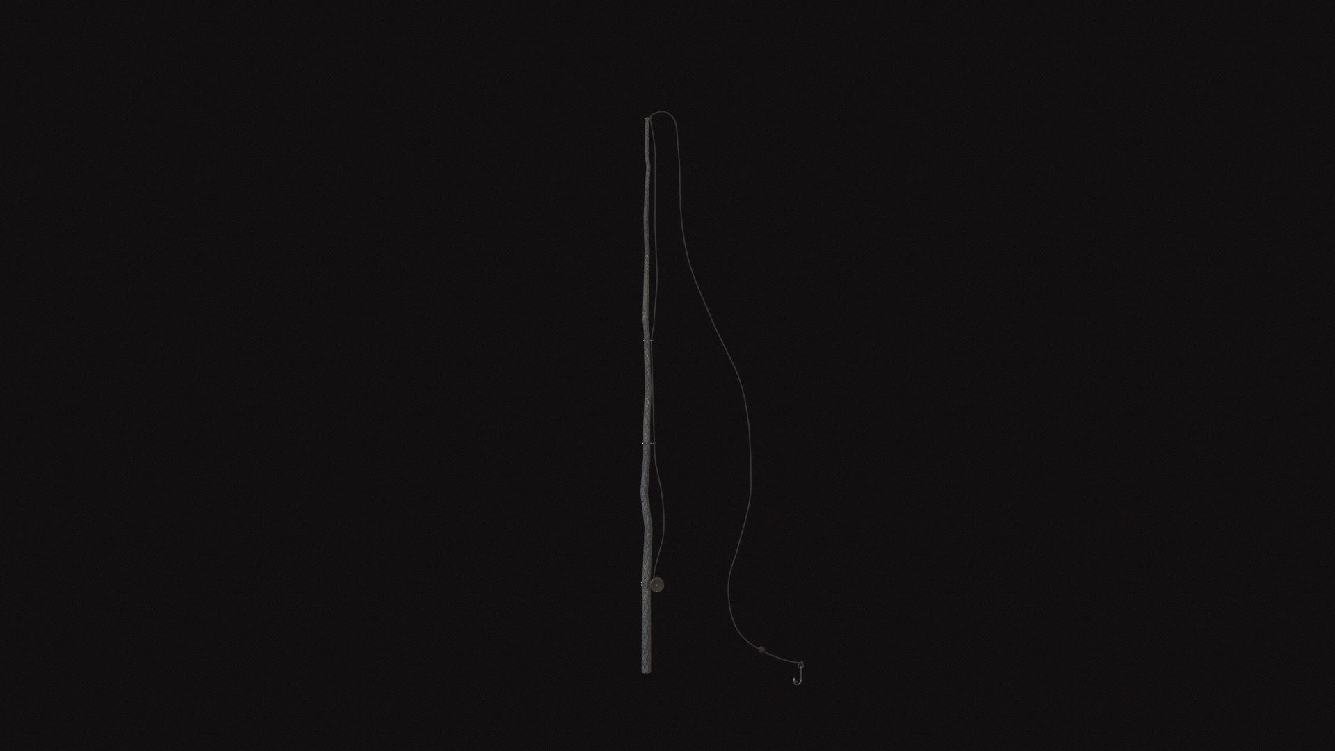 3D Medieval Fishing Rod Model - TurboSquid 2306652