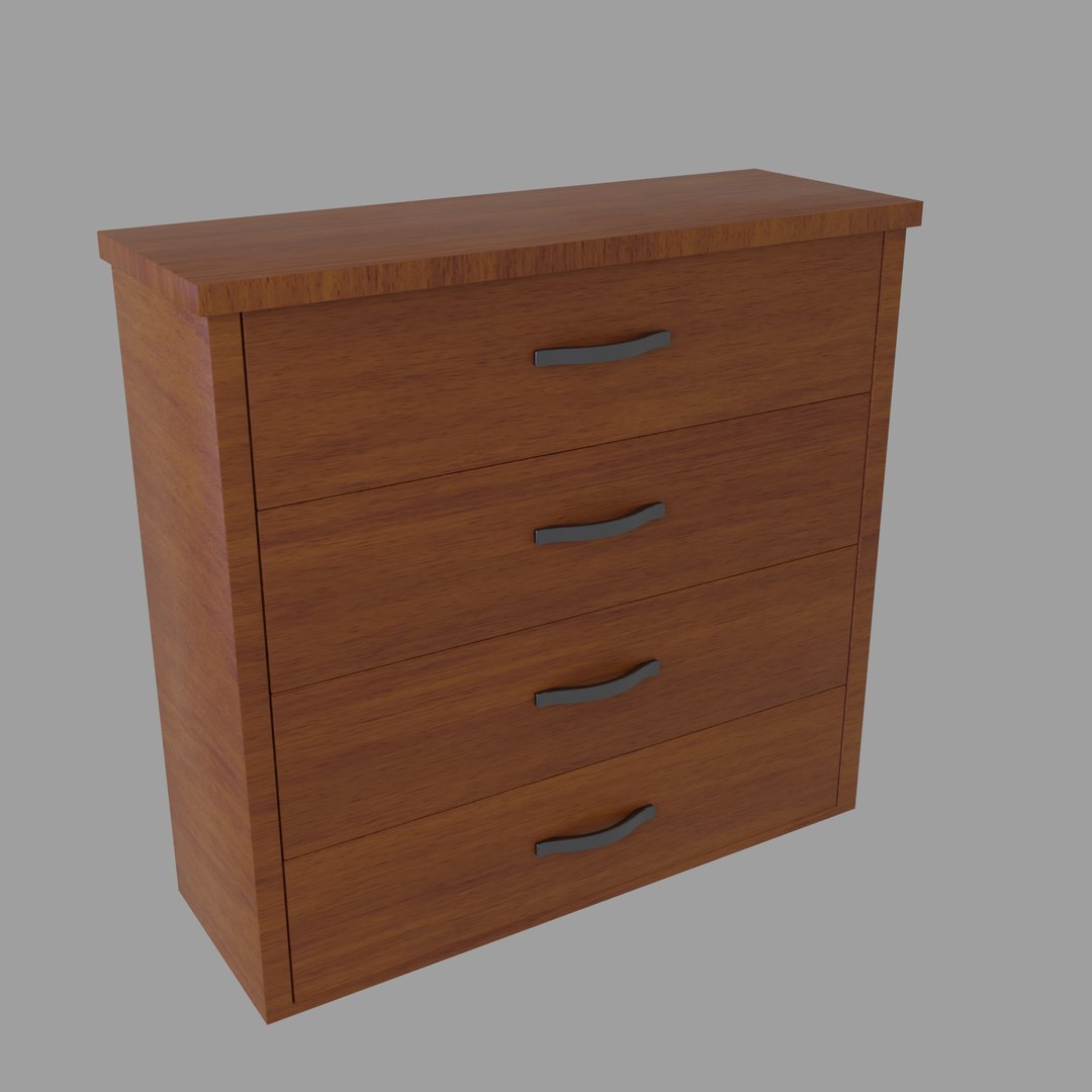 3D Model 3D Dresser - TurboSquid 2015466