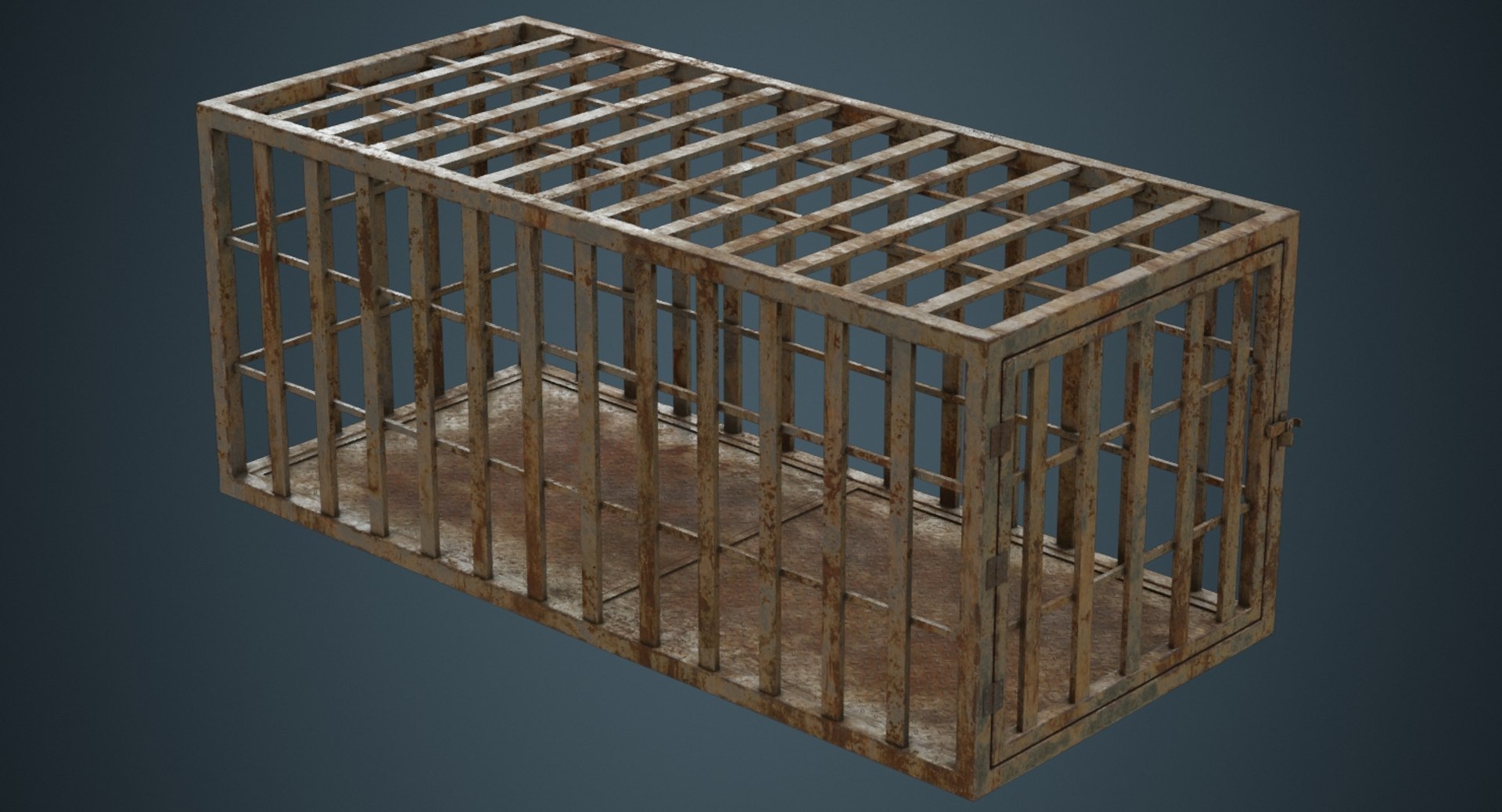 3D Cage Contains 1d Model - TurboSquid 1437540