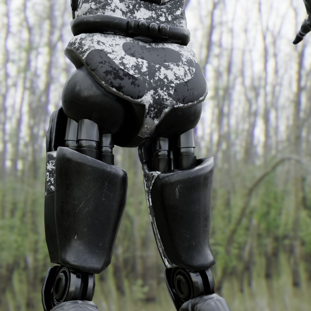 3D Assassin Robot Character Rigged Unreal - TurboSquid 1919942