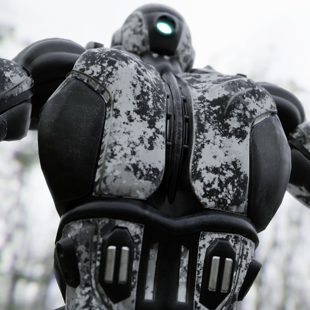 3D Assassin Robot Character Rigged Unreal - TurboSquid 1919942