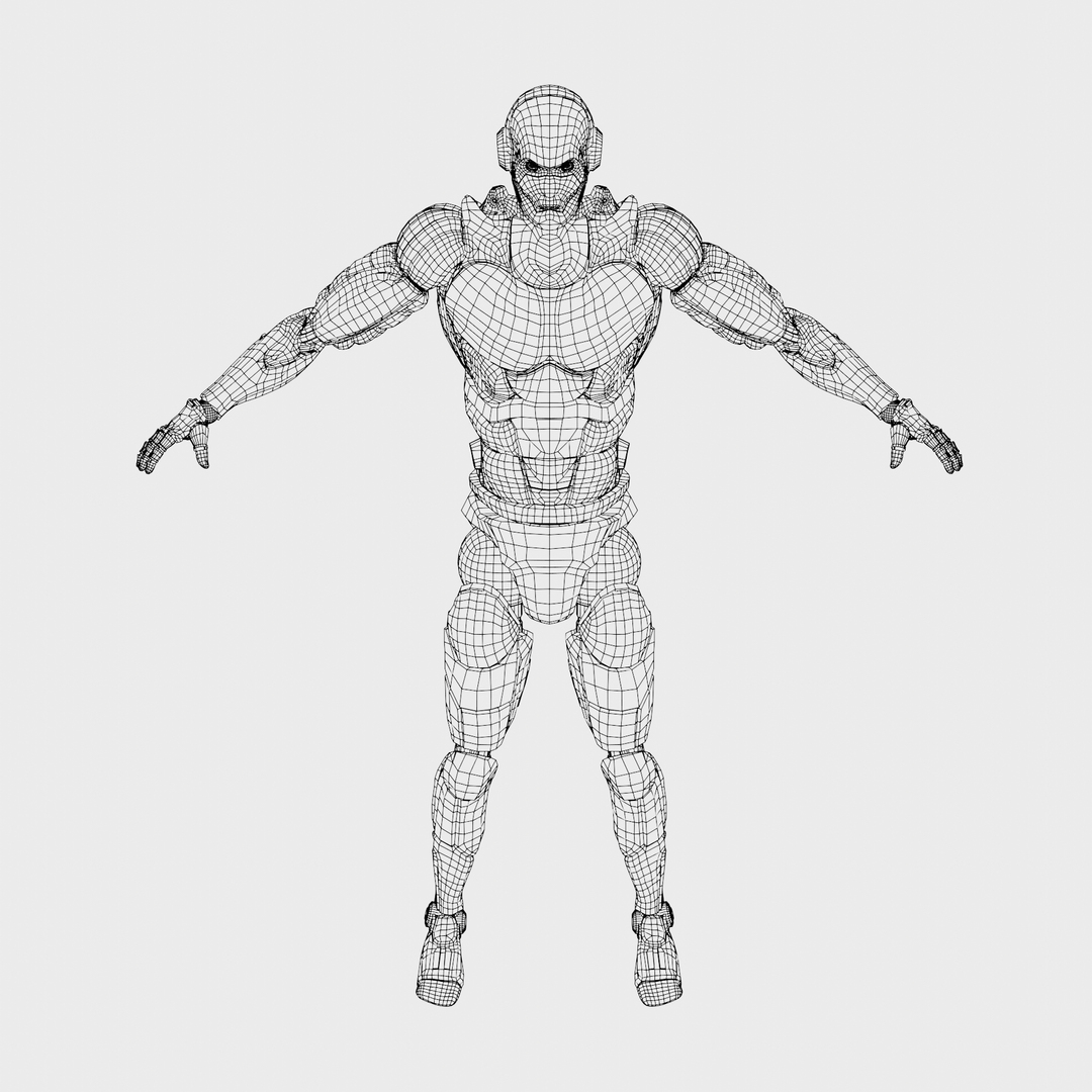 3D Assassin Robot Character Rigged Unreal - TurboSquid 1919942