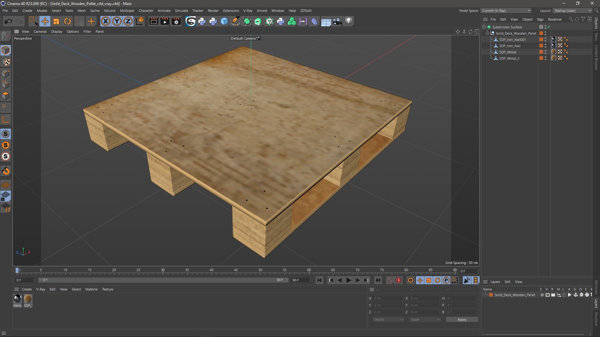 3D Solid Deck Wooden Pallet - TurboSquid 2317639