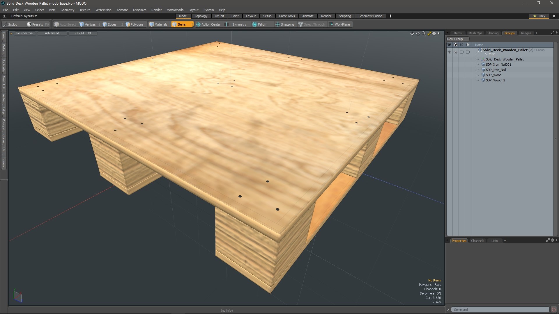 3D Solid Deck Wooden Pallet - TurboSquid 2317639