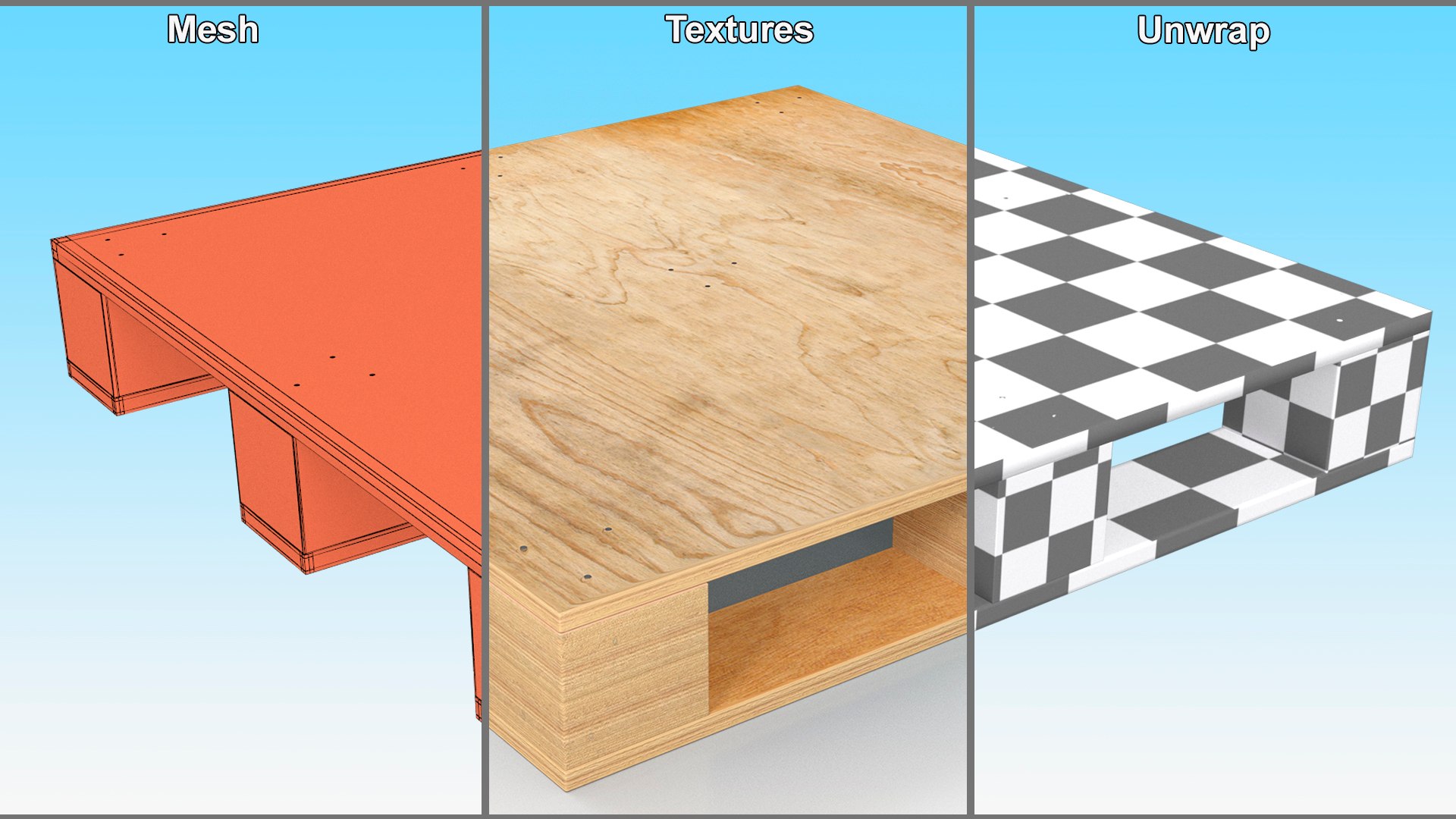 3D Solid Deck Wooden Pallet - TurboSquid 2317639