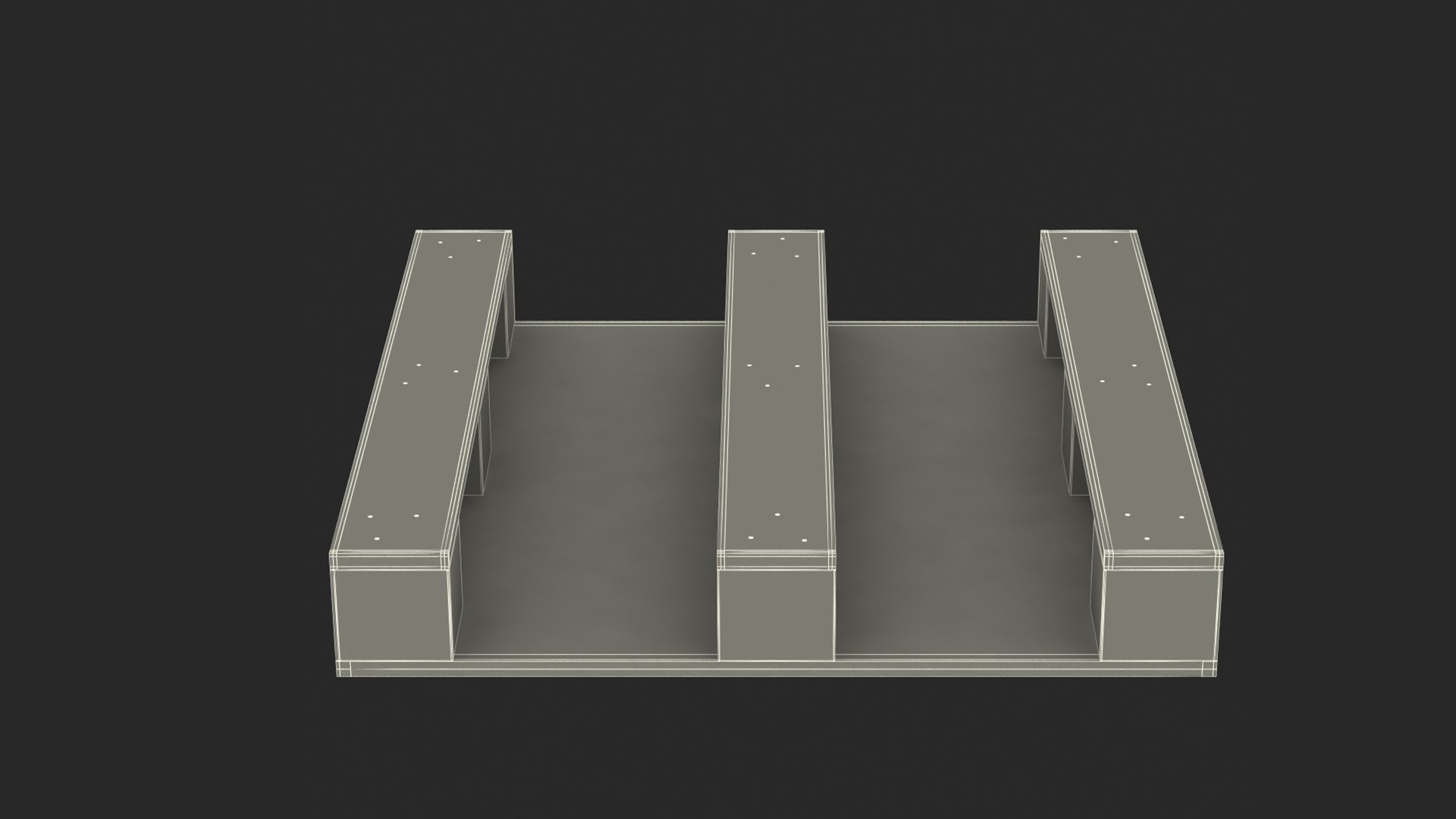 3D Solid Deck Wooden Pallet - TurboSquid 2317639