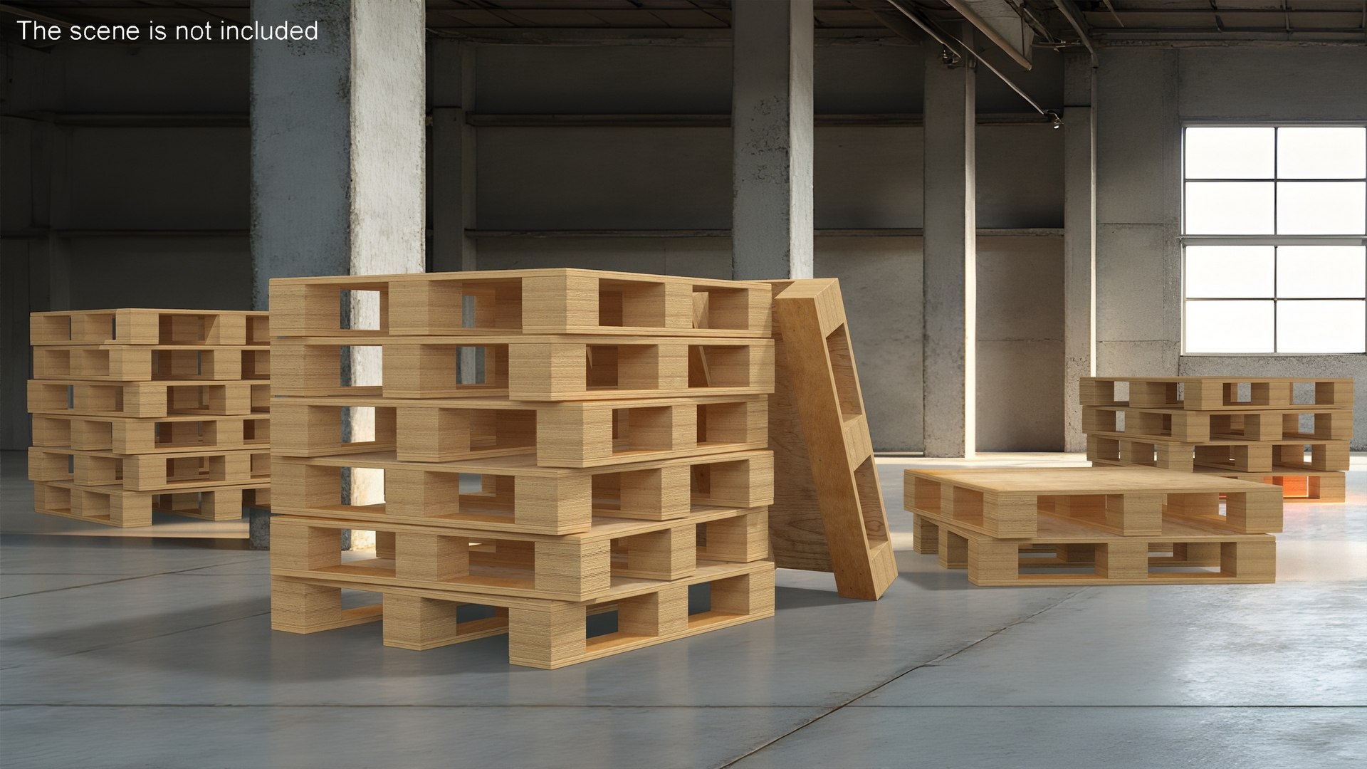 3D Solid Deck Wooden Pallet - TurboSquid 2317639