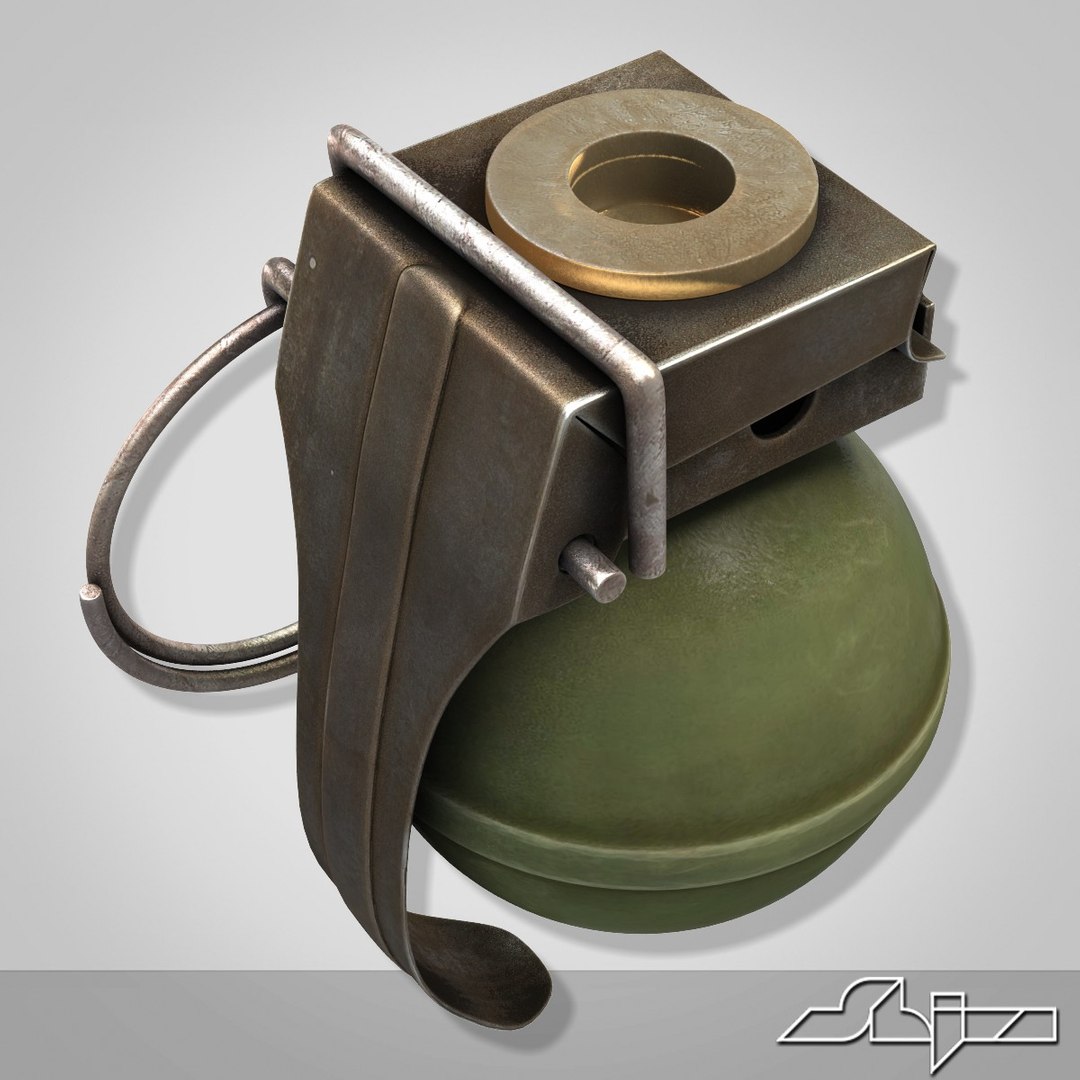 V40 Grenade 2 3d Max