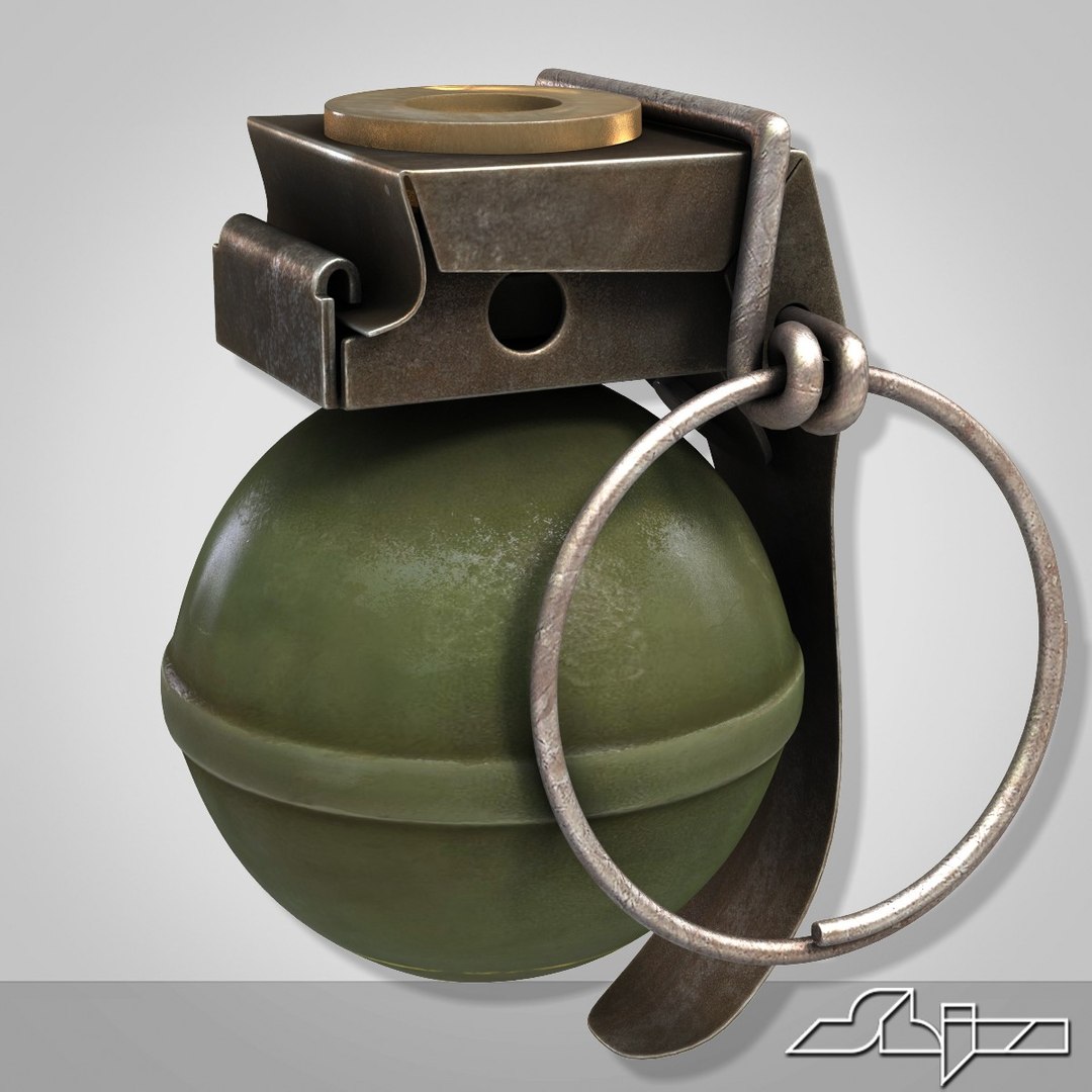 V40 Grenade 2 3d Max