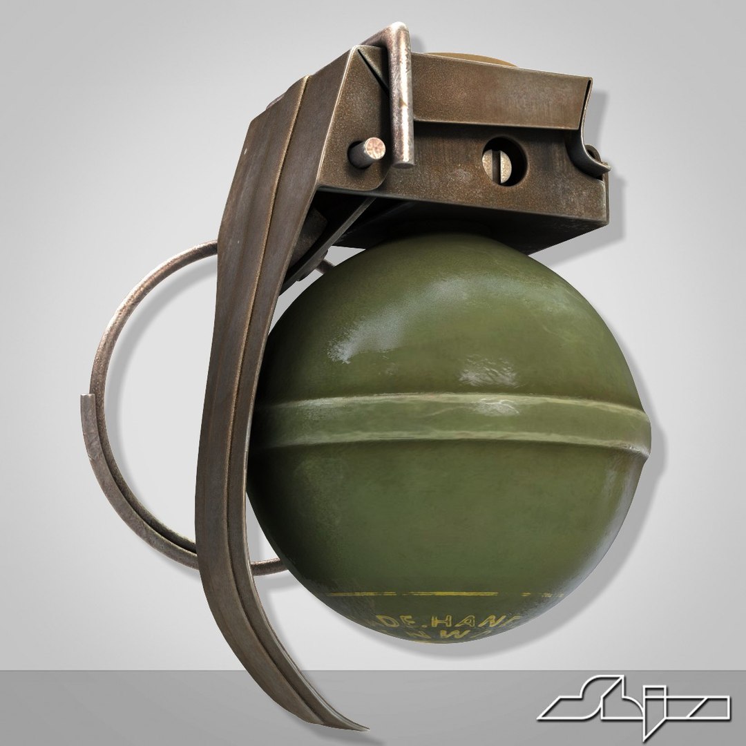 V40 Grenade 2 3d Max