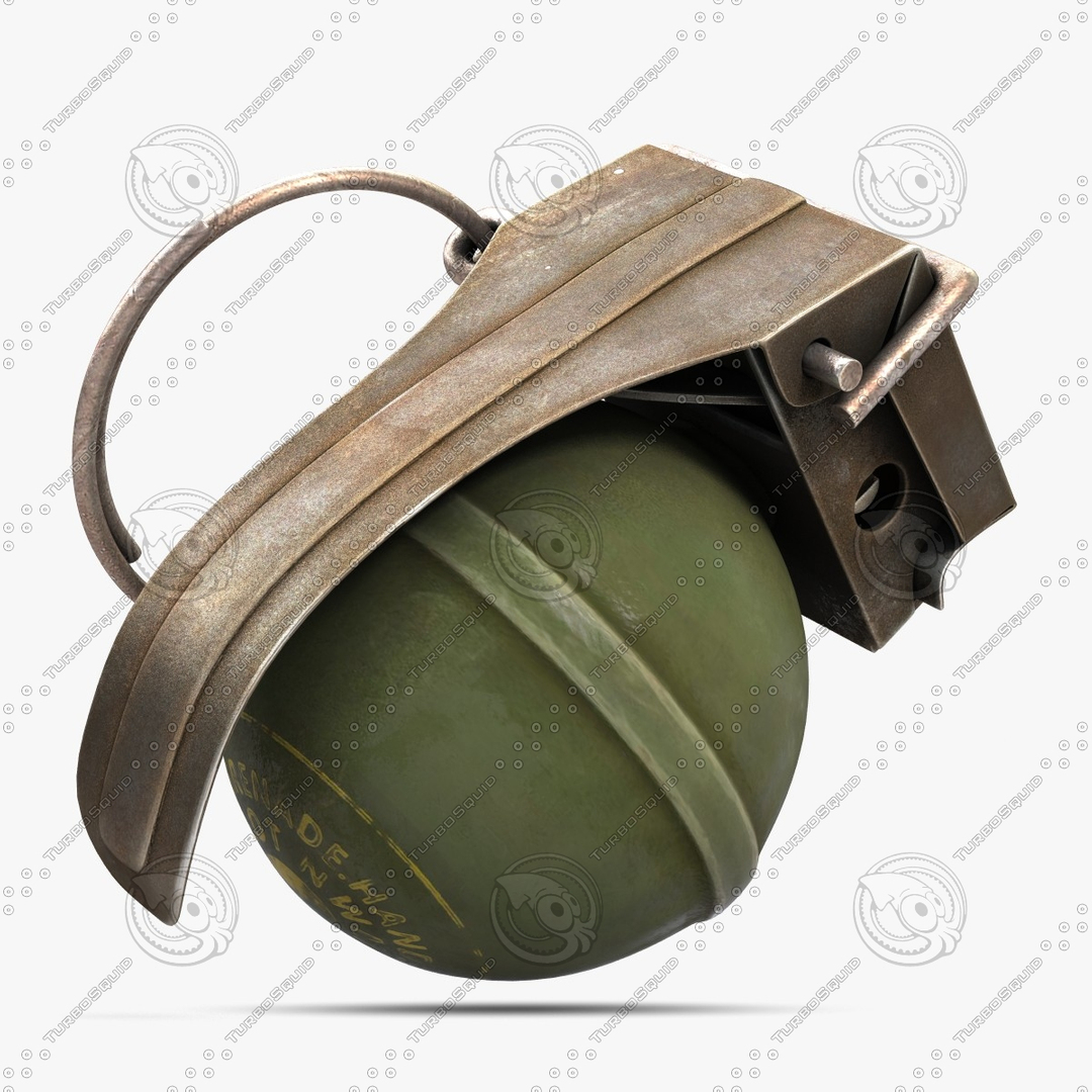 V40 Grenade 2 3d Max