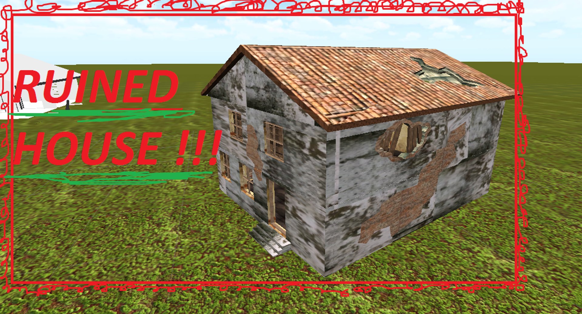House ruined 3D model - TurboSquid 1286898
