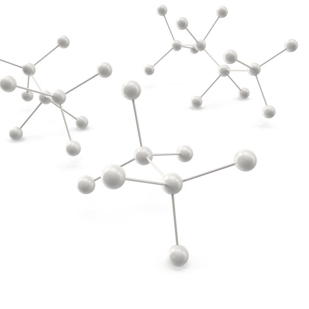 Chemical Molecular Models Porcelain 3D Model - TurboSquid 2259117