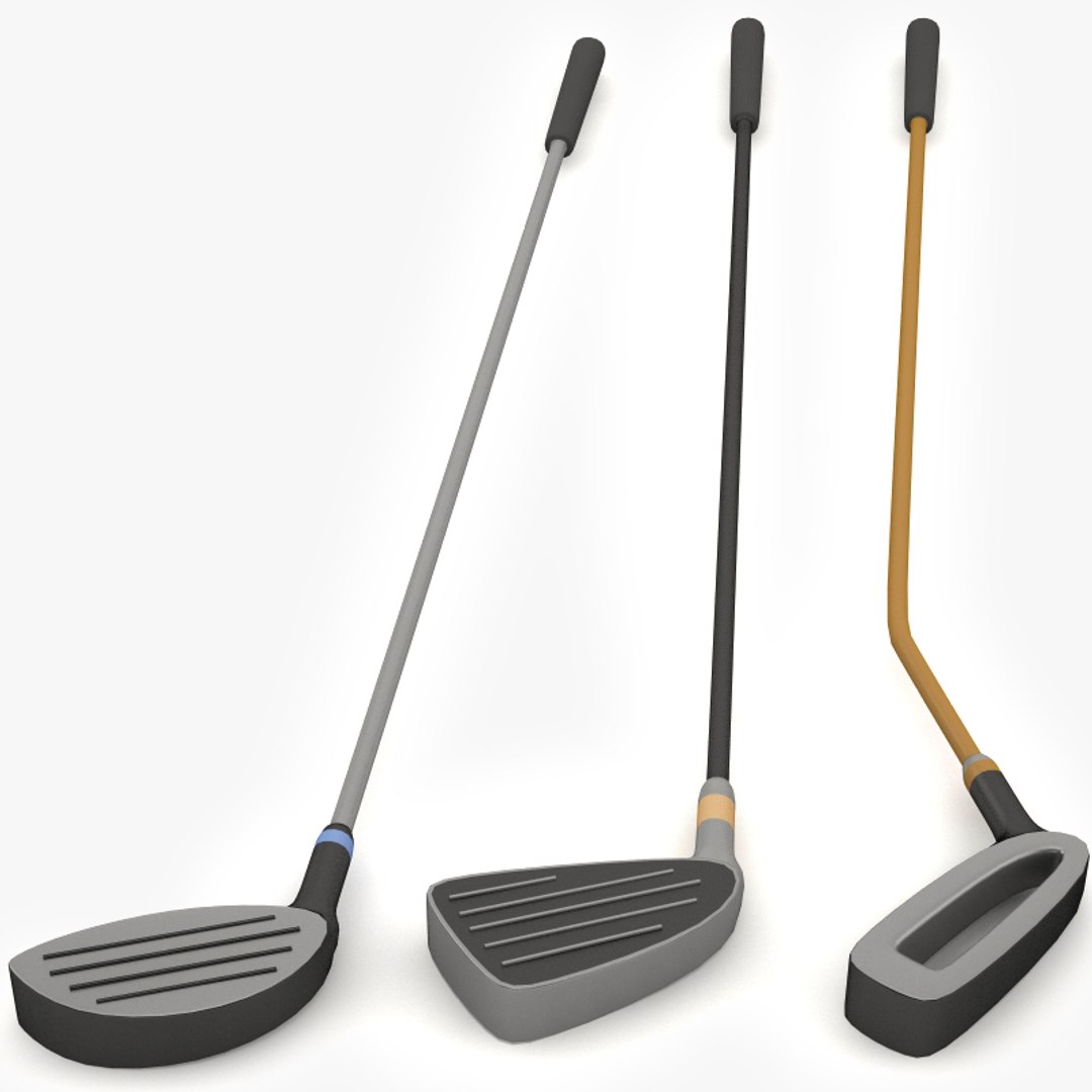 Golf Clubs 3d Max