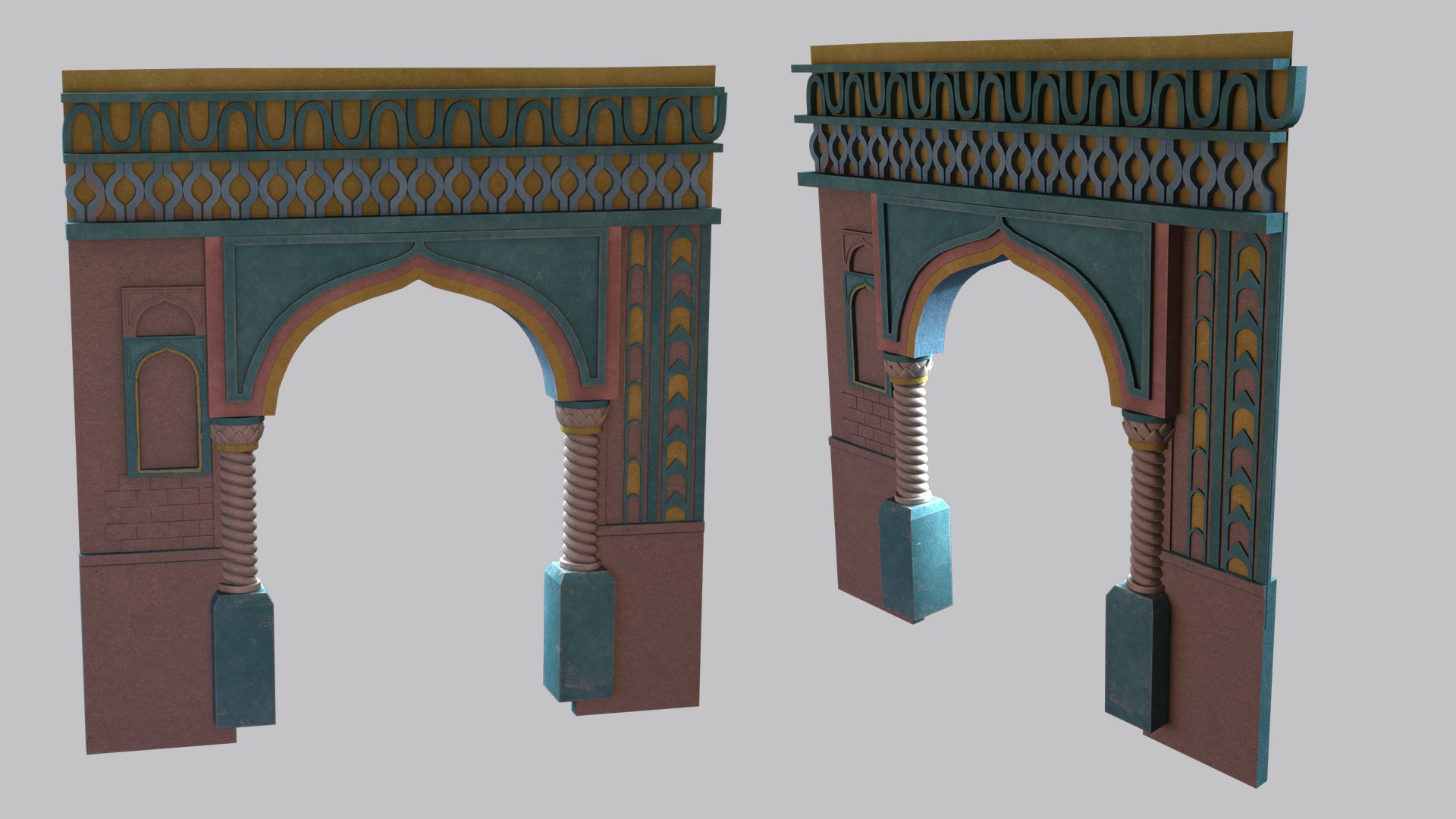 3D Eastern Arch Architecture Turkey Arab Countries - TurboSquid 1864343