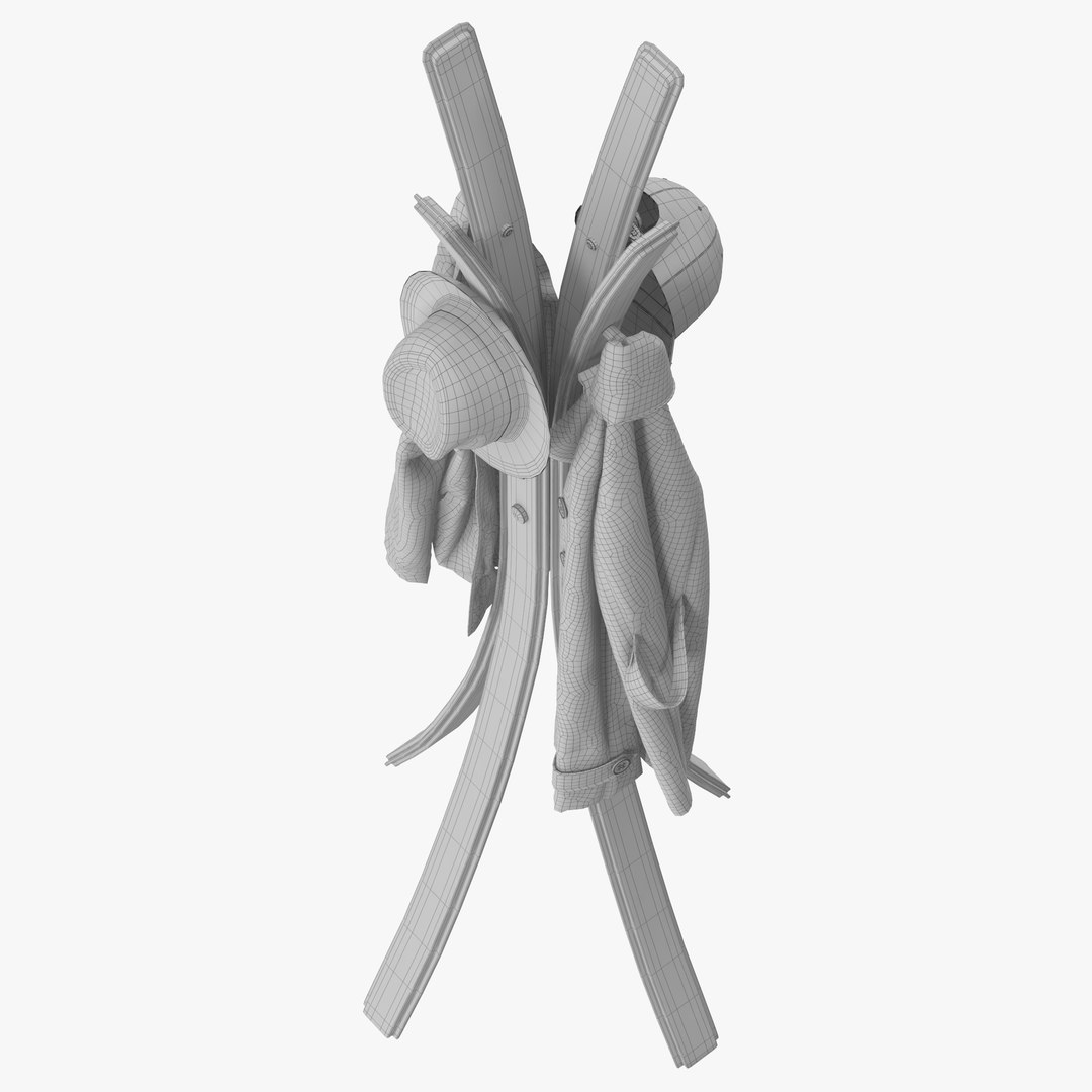 STICK Clothes Hanger 3D - TurboSquid 1779315