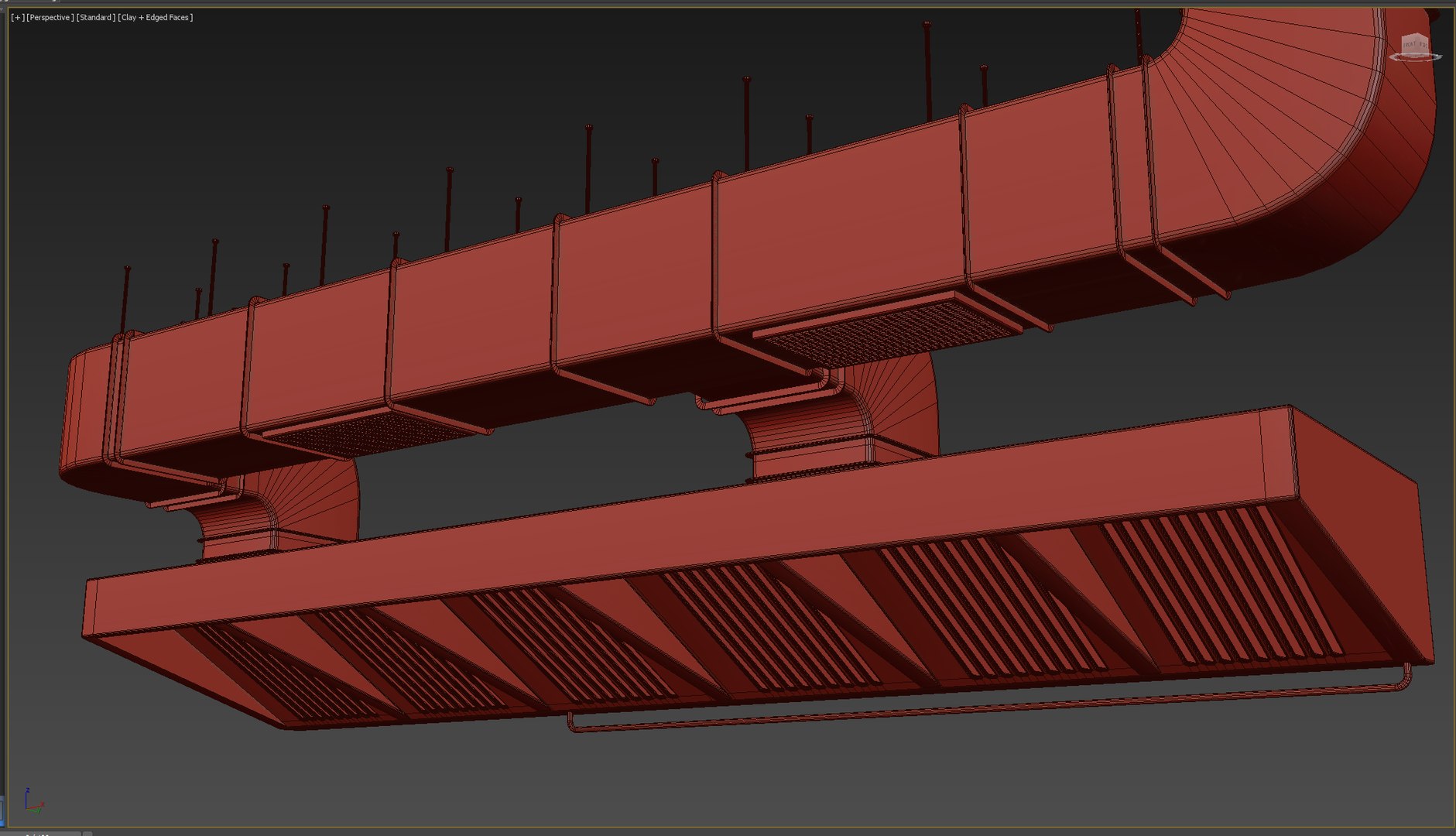 3D Air Ventilation Duct Model - TurboSquid 1736205