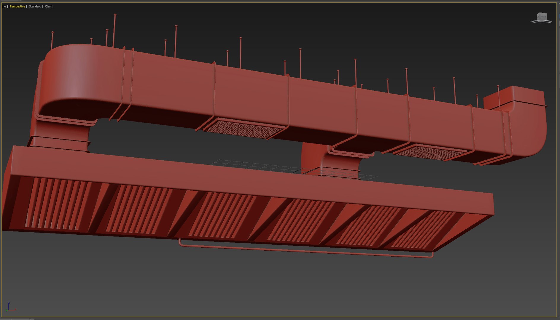 3D Air Ventilation Duct Model - TurboSquid 1736205