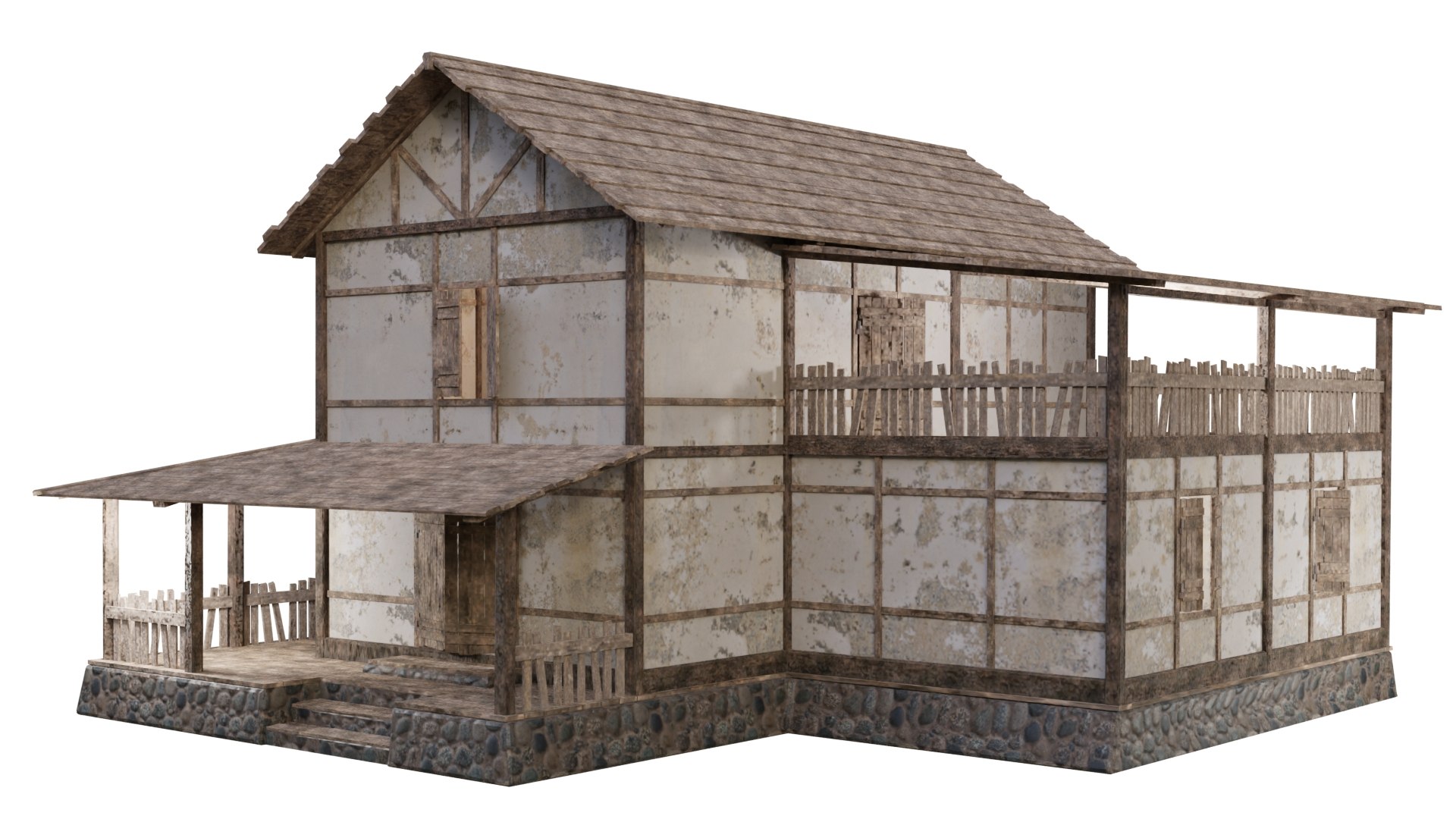 3D 01 - Medieval House model - TurboSquid 2027568