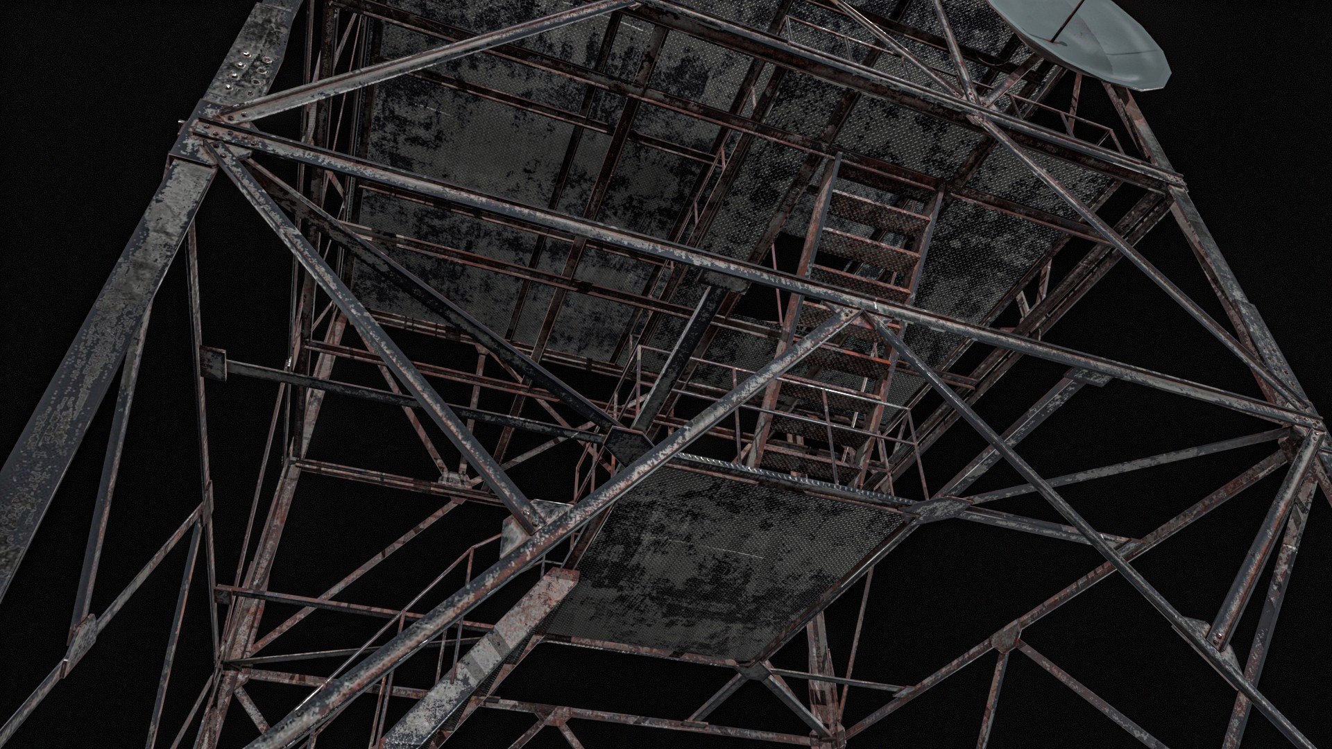 3D Radio Tower Model - TurboSquid 2286198