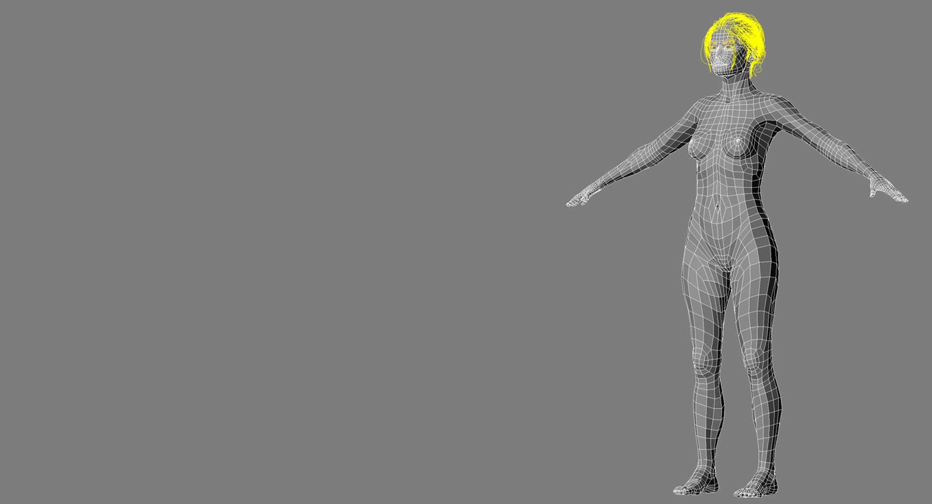 rose female rigged body woman max