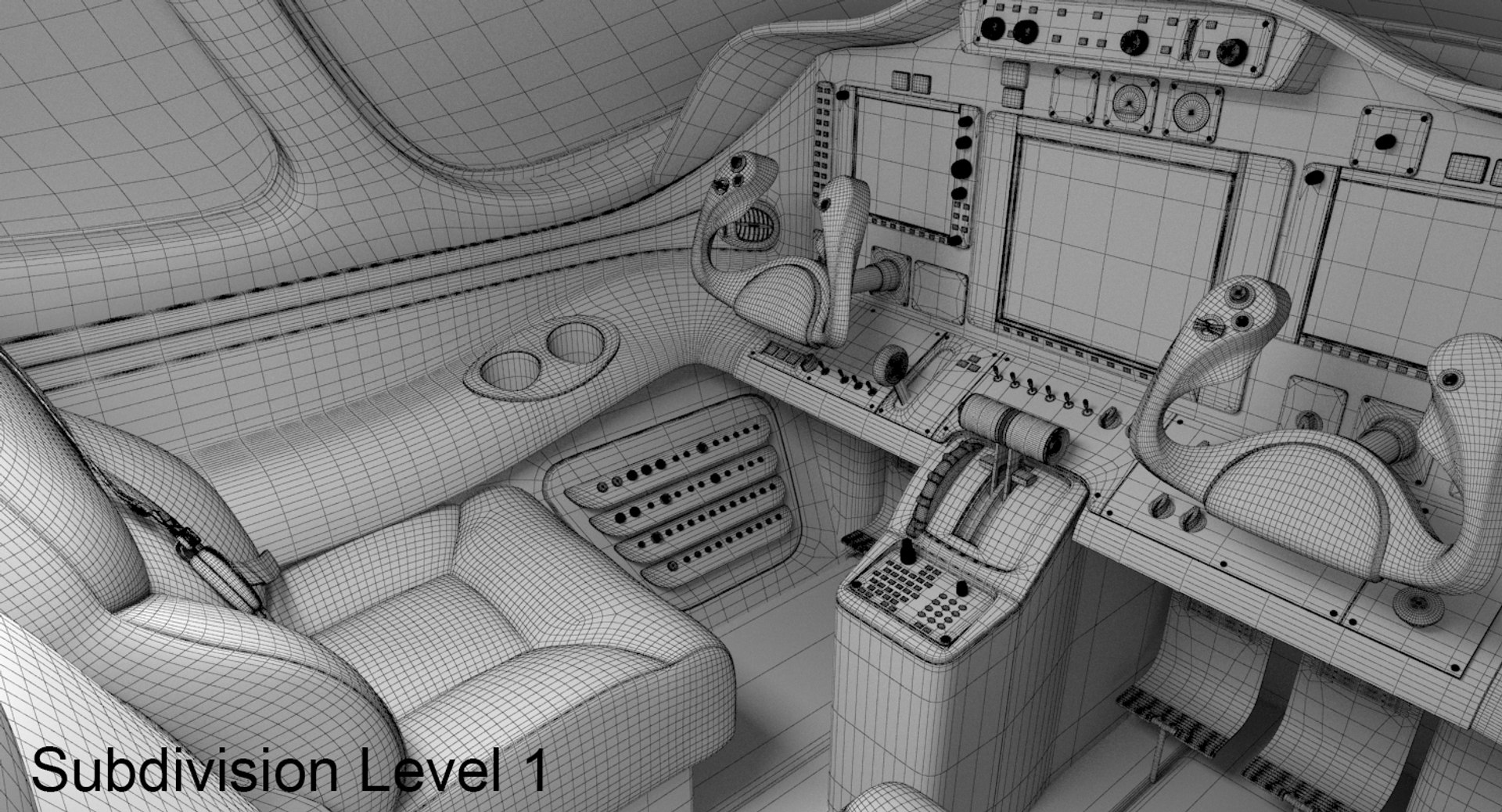 3D model cessna mustang jet cockpit - TurboSquid 1388464