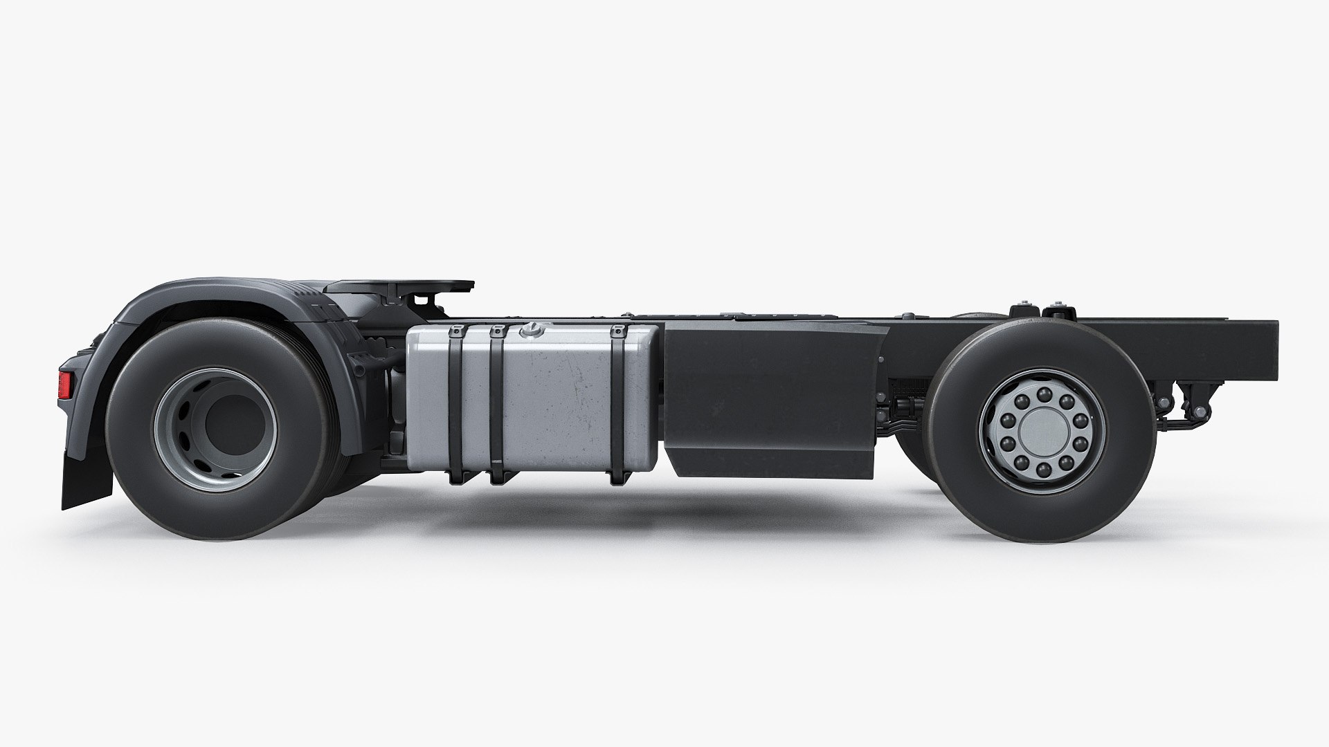 3D semi truck chassis model - TurboSquid 1646328